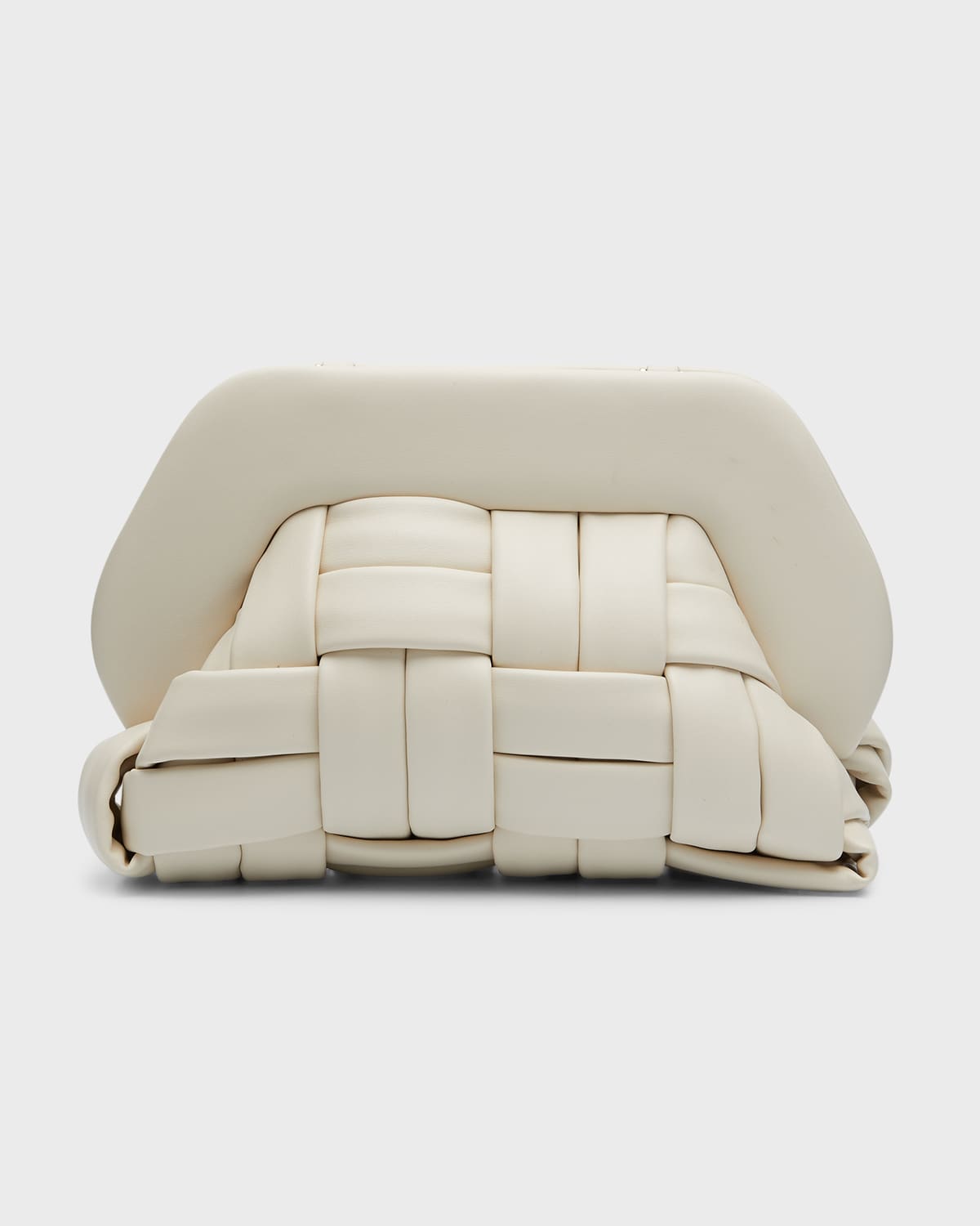 THEMOIRE Tia Weaved Clutch Bag | Neiman Marcus