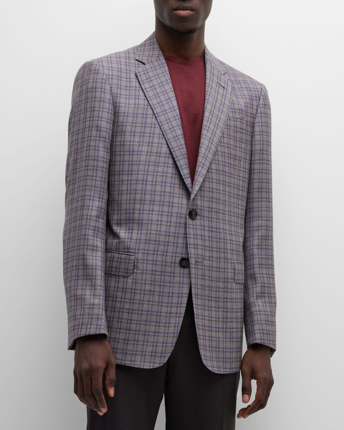 Giorgio Armani Men's Multicolor Sport Coat | Neiman Marcus