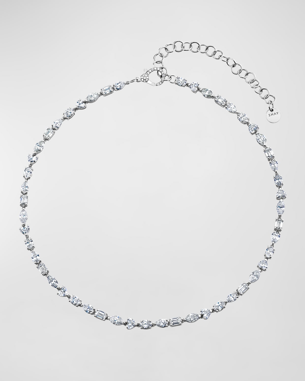 Luminous Diamonds 18k White Gold 7 Luminous Diamond Necklace | Neiman ...