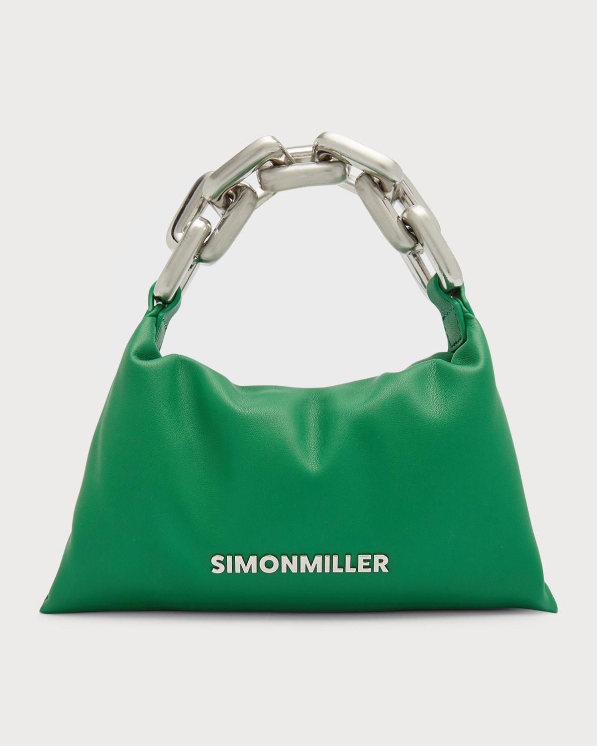 Simon Miller Mini Bicolor Faux-Leather Top-Handle Bag | Neiman Marcus