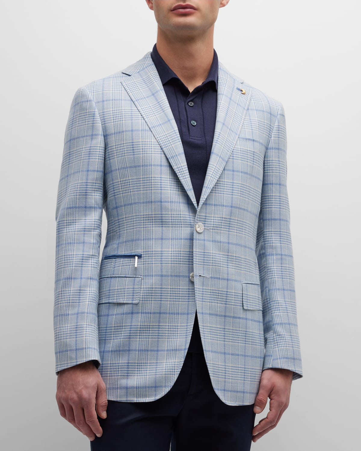 Peter Millar Men's Nags Plaid Soft Sport Coat | Neiman Marcus