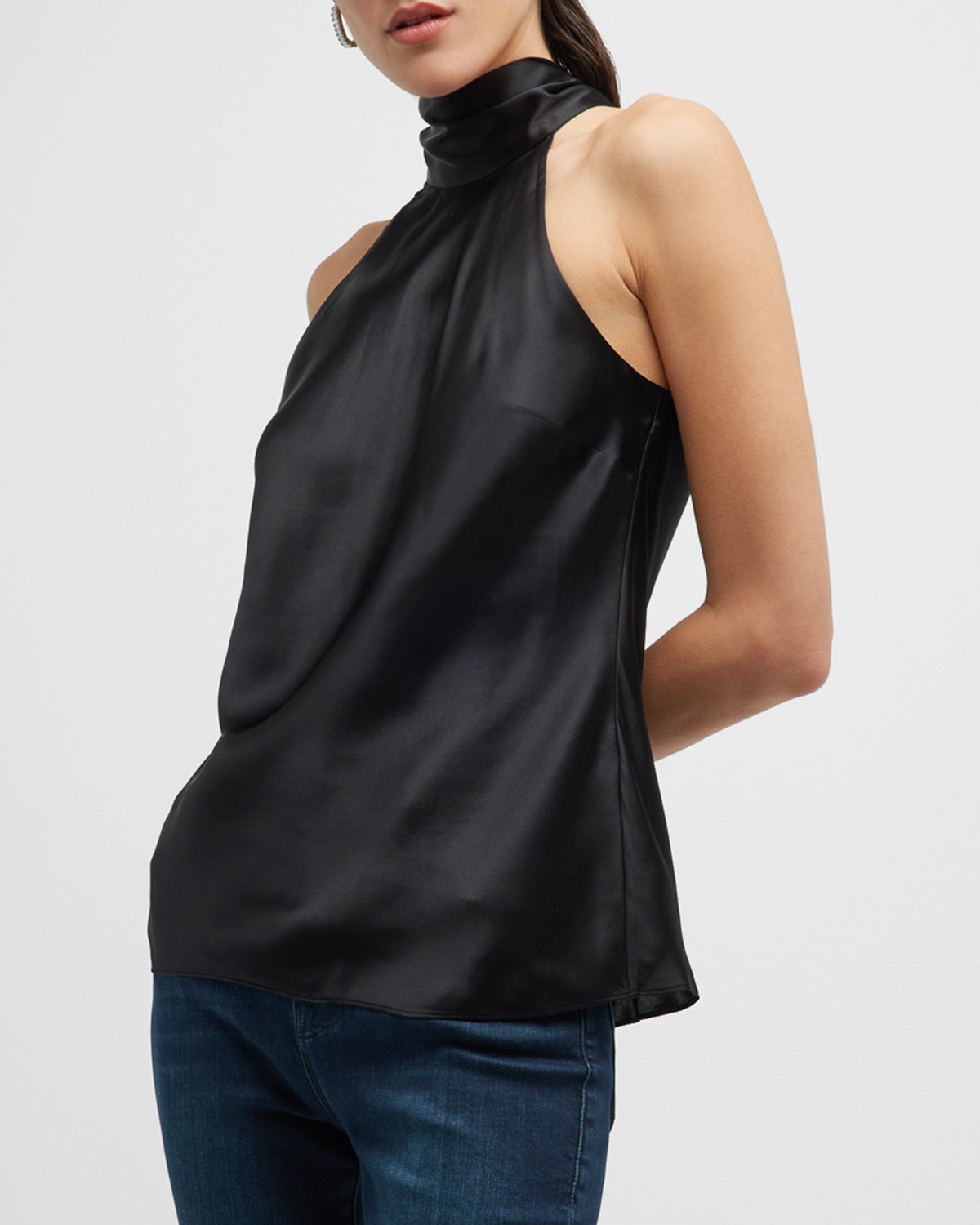 A.L.C. Anita Gathered Halter Top | Neiman Marcus