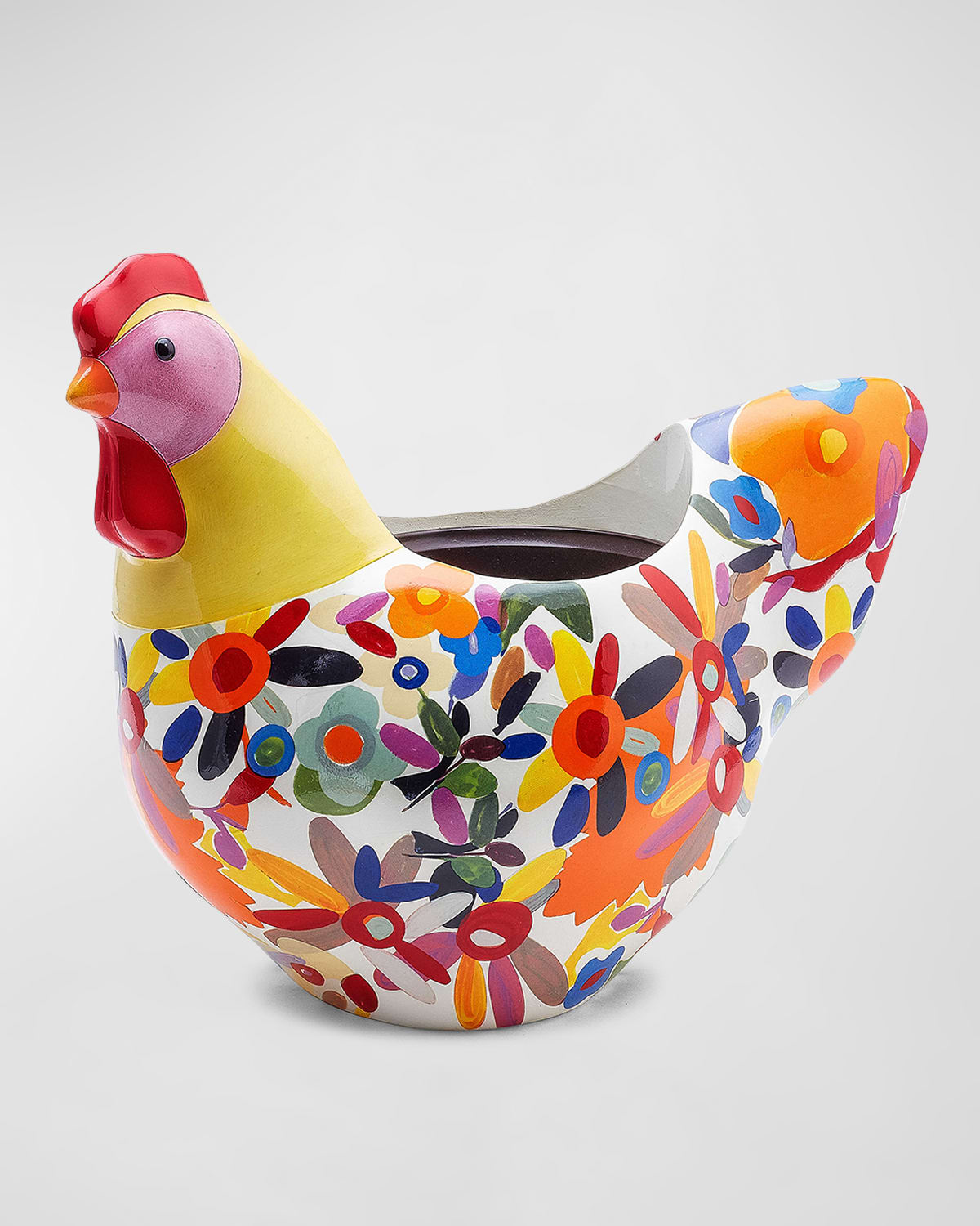 MacKenzie-Childs Avanta Garden Floral Chicken | Neiman Marcus