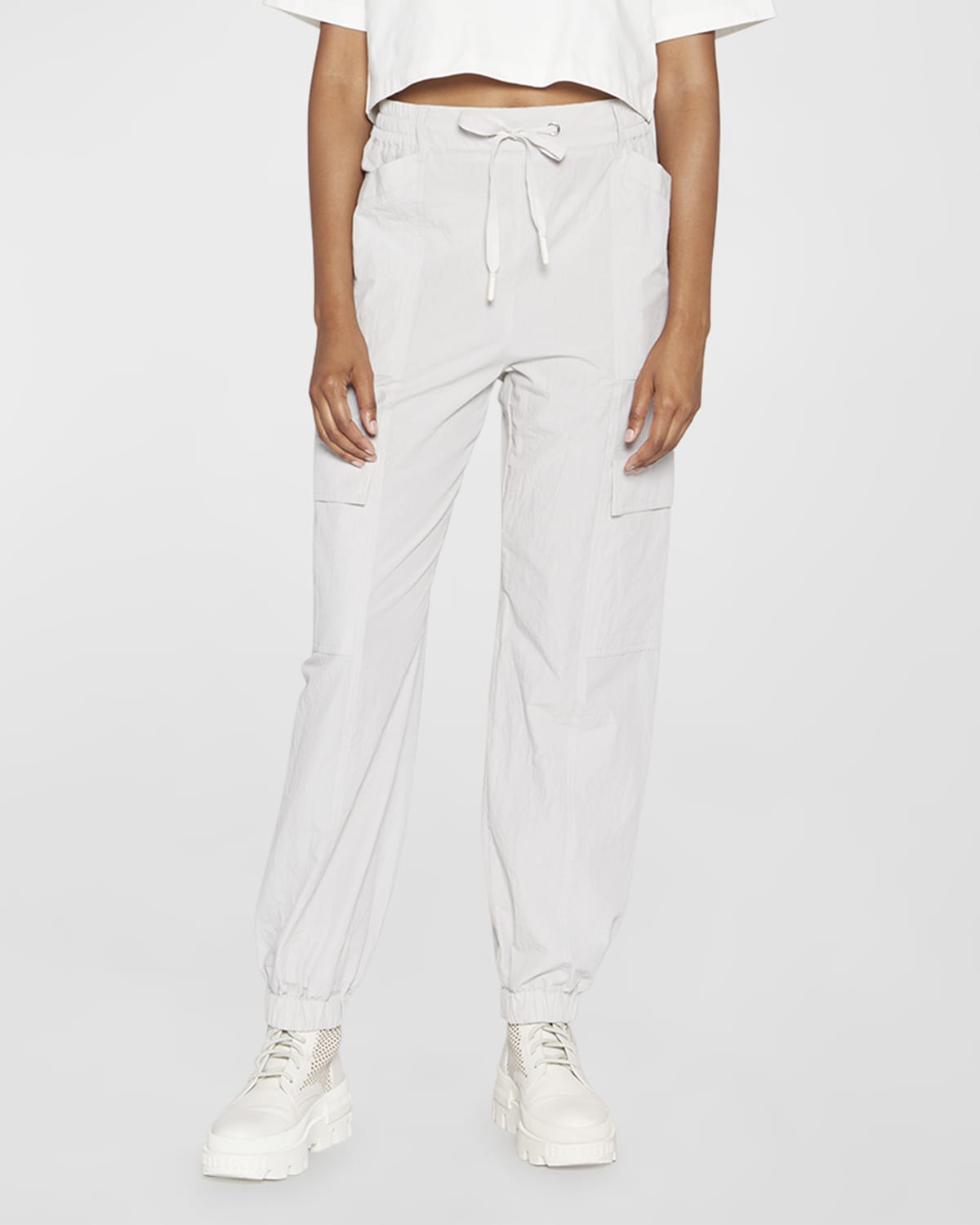 Toteme Drawstring Cargo Trousers | Neiman Marcus