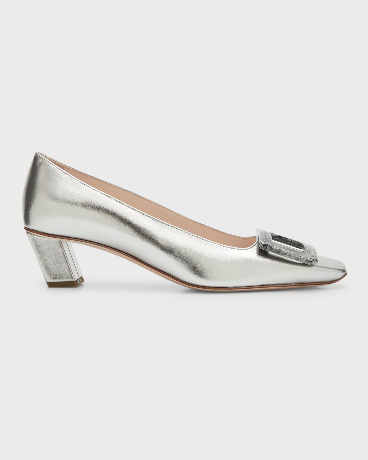 Roger Vivier Decollette Belle Patent Buckle Pumps | Neiman Marcus