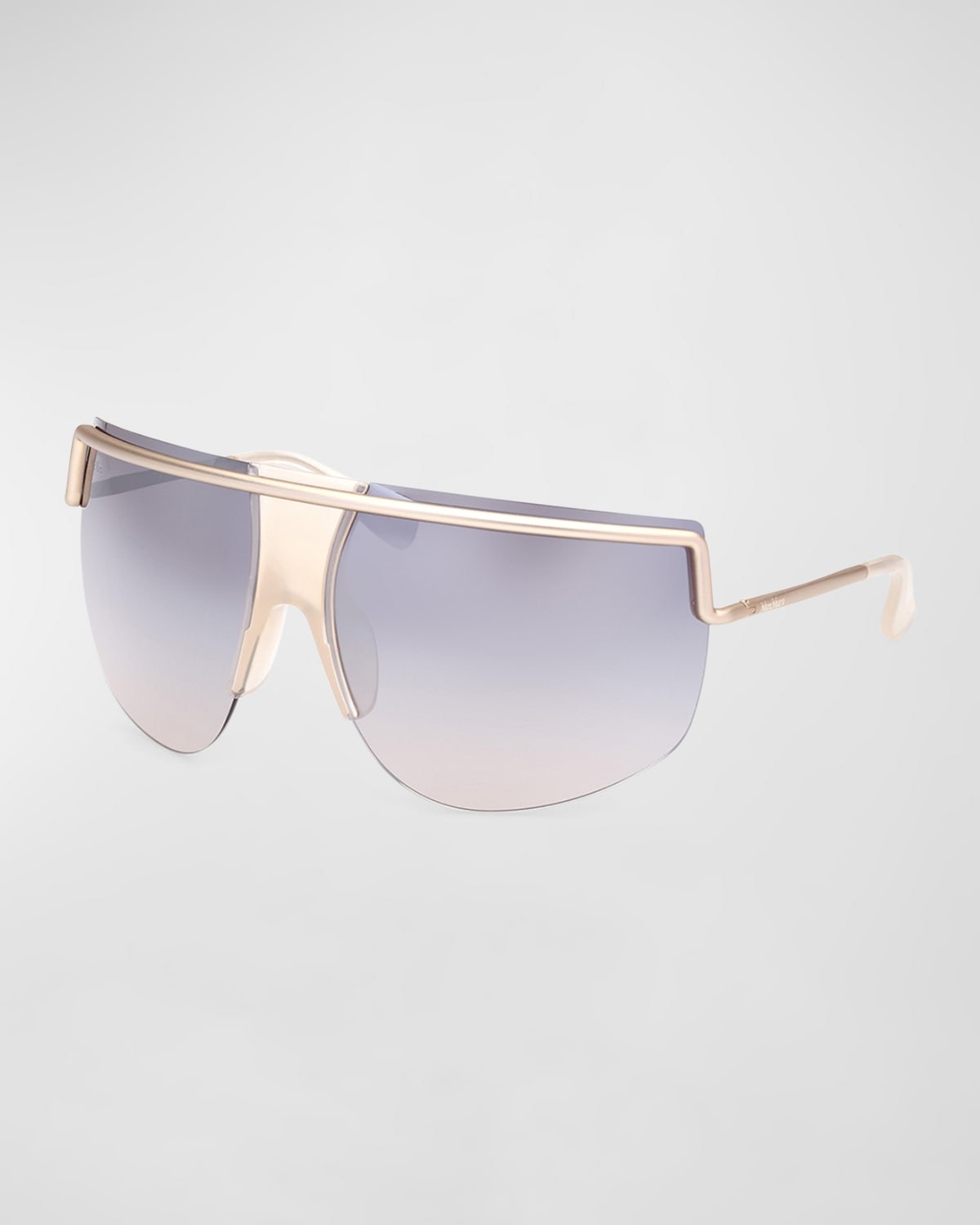 TOM FORD Men's Pavlos-02 Metal Flat-Top Shield Sunglasses | Neiman Marcus