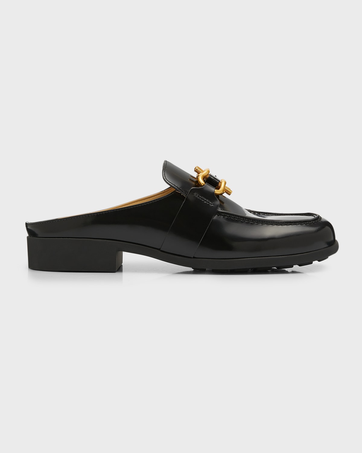 Bottega Veneta Men's Monsieur Chunky Glossy Leather Loafers | Neiman Marcus