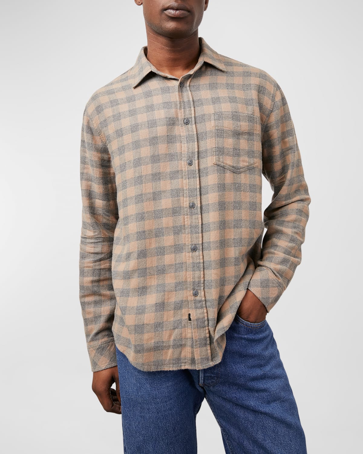 Rails Men's Lennox Plaid Collared Shirt | Neiman Marcus