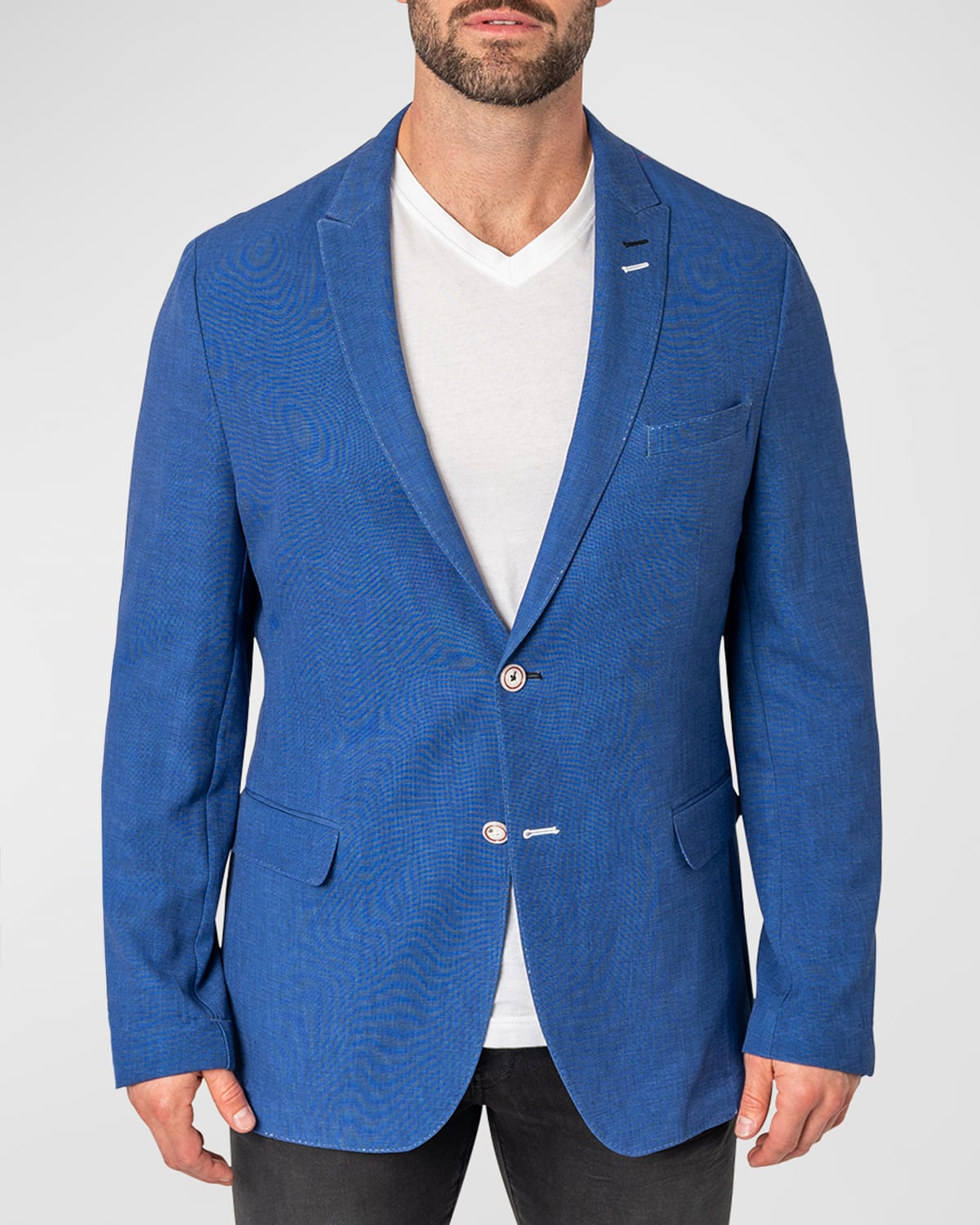 Maceoo Men's Jacquard Shawl Blazer | Neiman Marcus