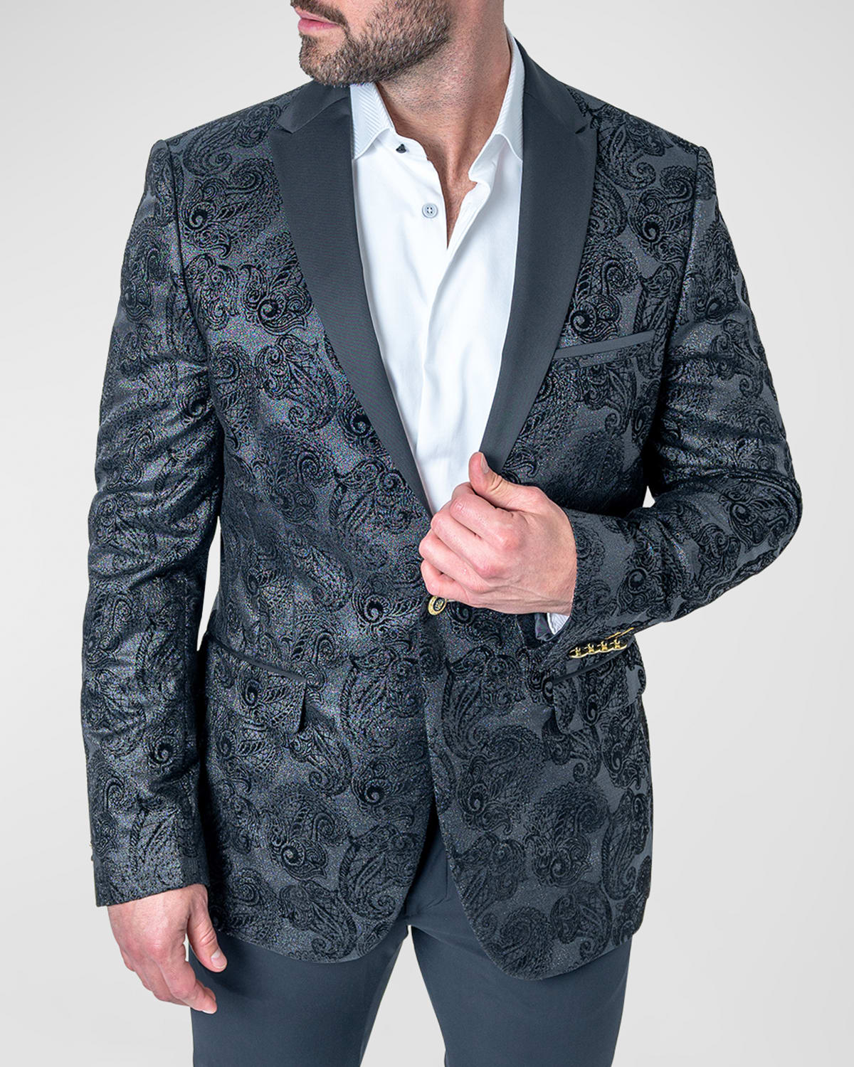Maceoo Men's Socrates Paisley Blazer | Neiman Marcus