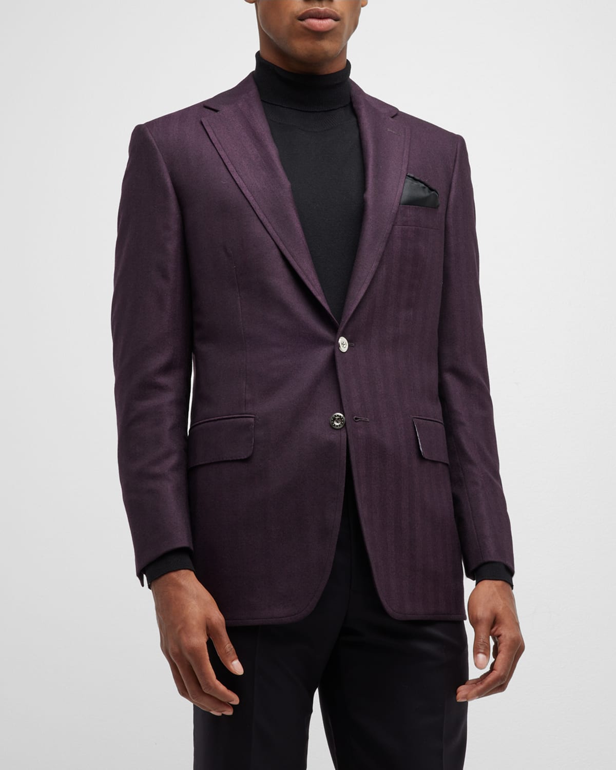 Stefano Ricci Men's Plaid Woven Sport Coat | Neiman Marcus