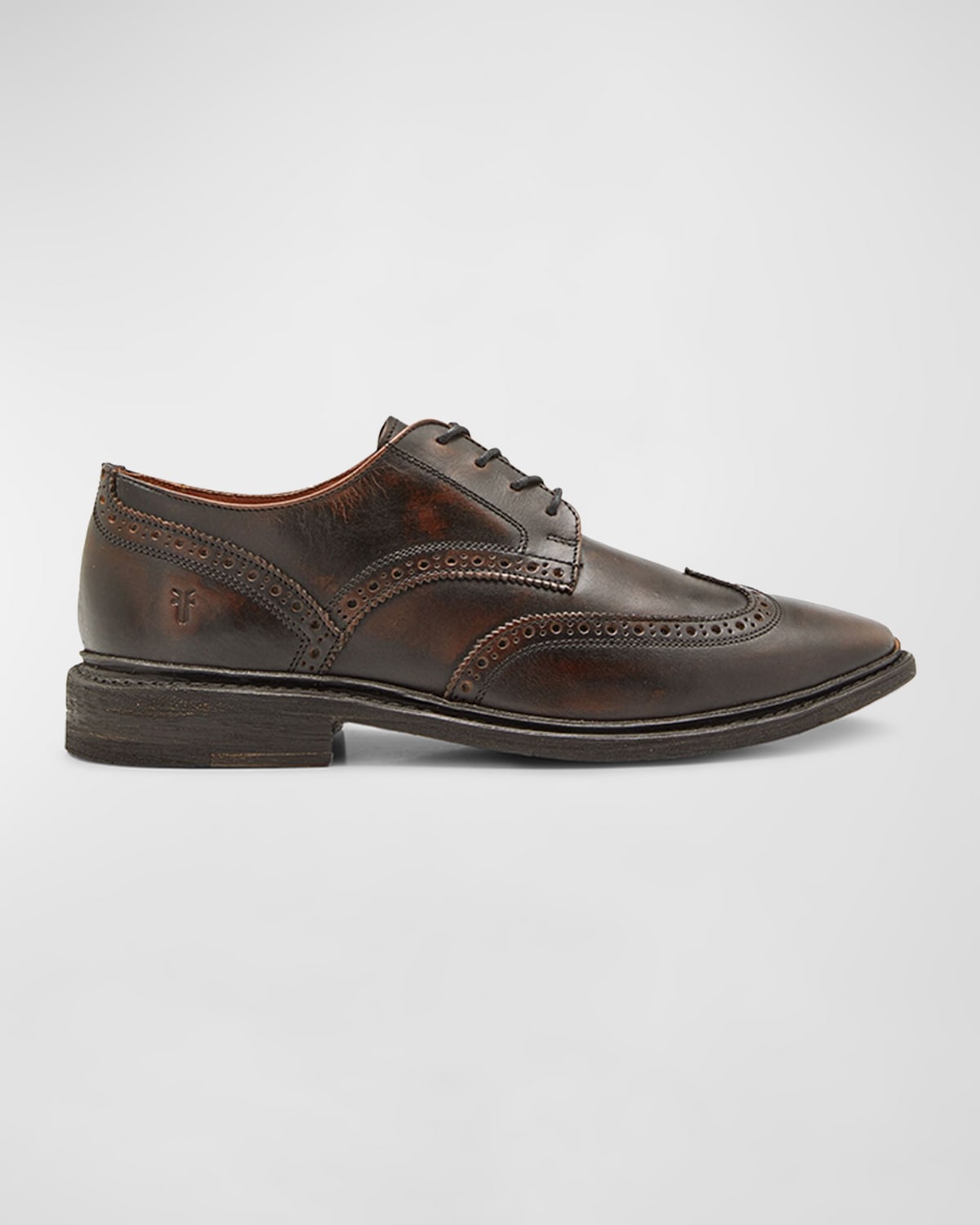 Brunello Cucinelli Men's Suede Wingtip Brogue Derby Shoes | Neiman Marcus
