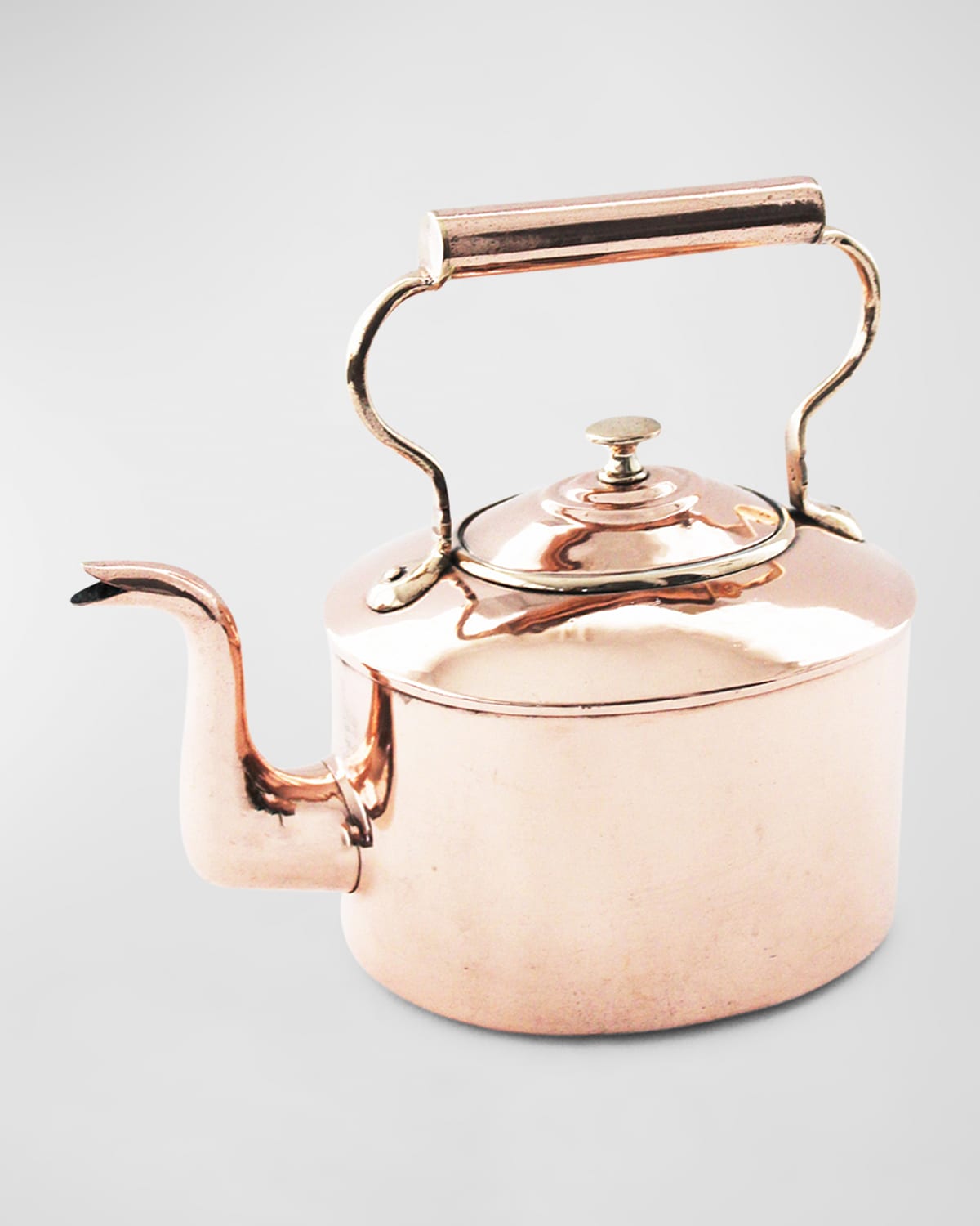 Coppermill Kitchen Medium English Oval Tea Kettle, 1850 | Neiman Marcus