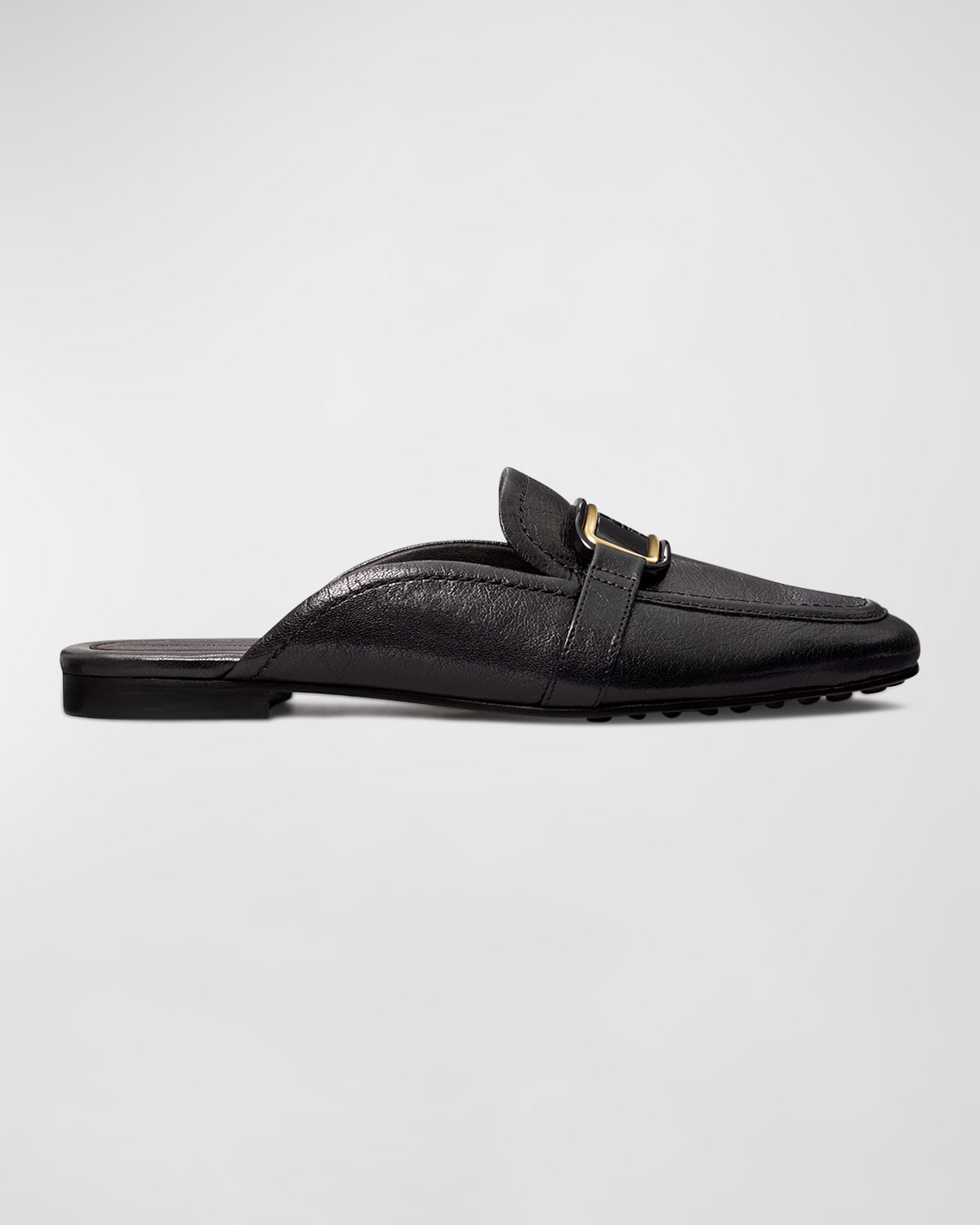 Tory Burch Georgia Snakeskin Backless Loafers | Neiman Marcus