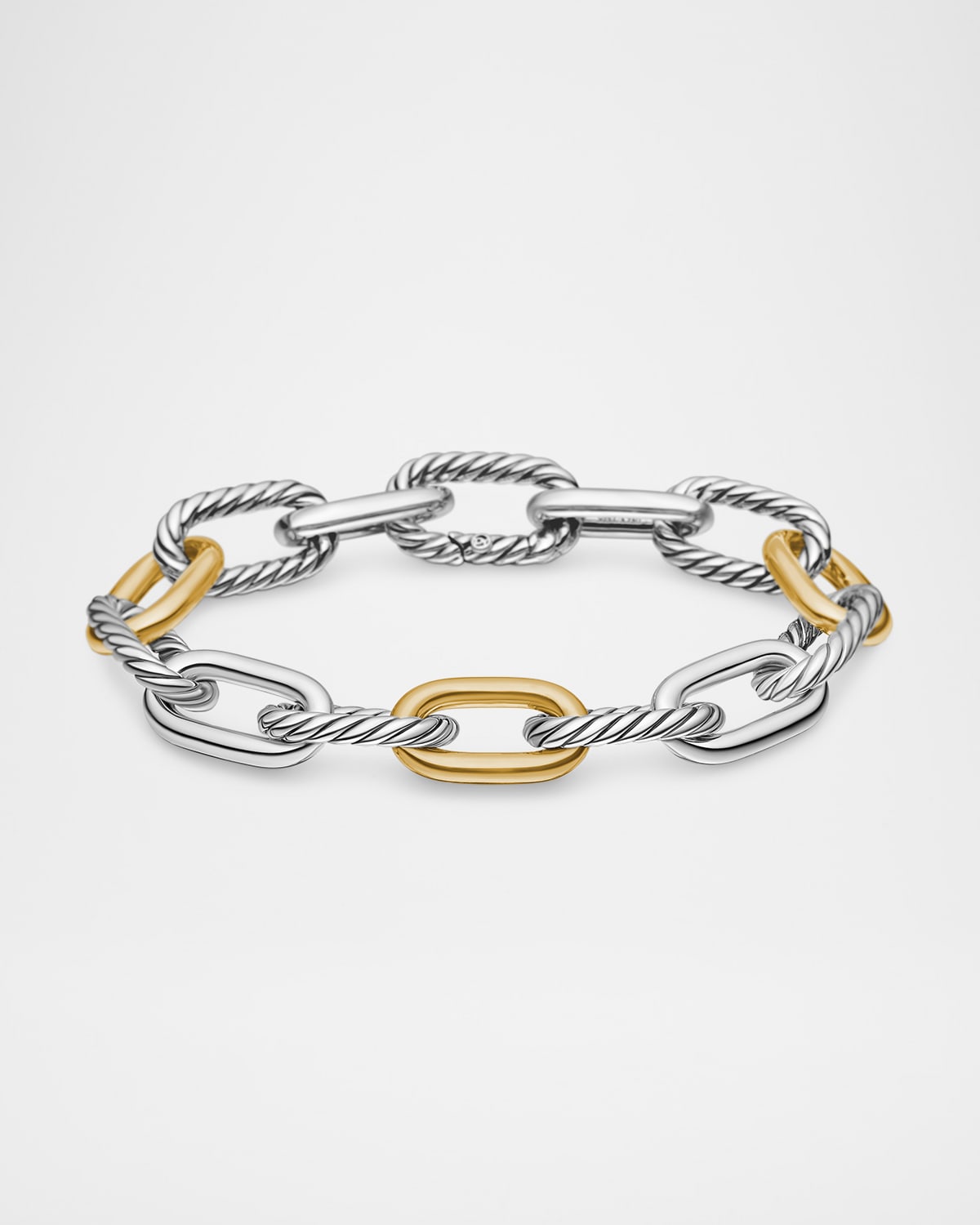 David Yurman DY Madison Chain Bracelet in Silver with 18K Gold, 5.5mm ...