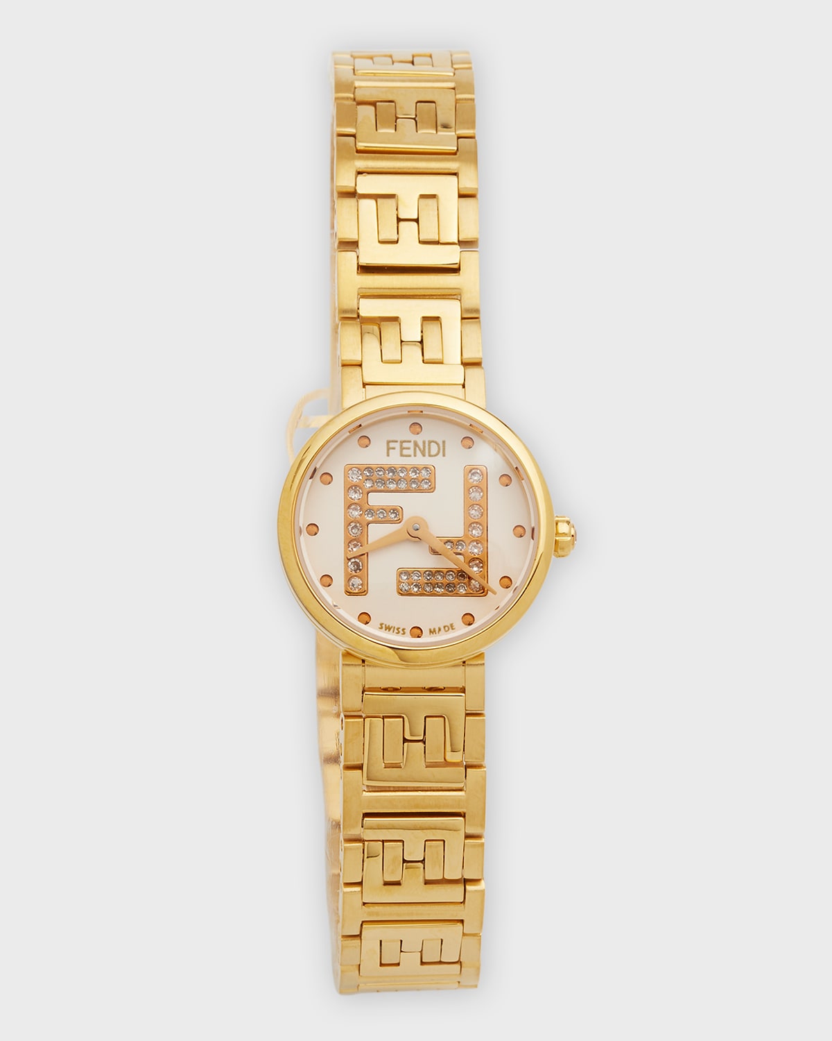 19mm Forever Fendi FF Diamond Bracelet Watch | Neiman Marcus