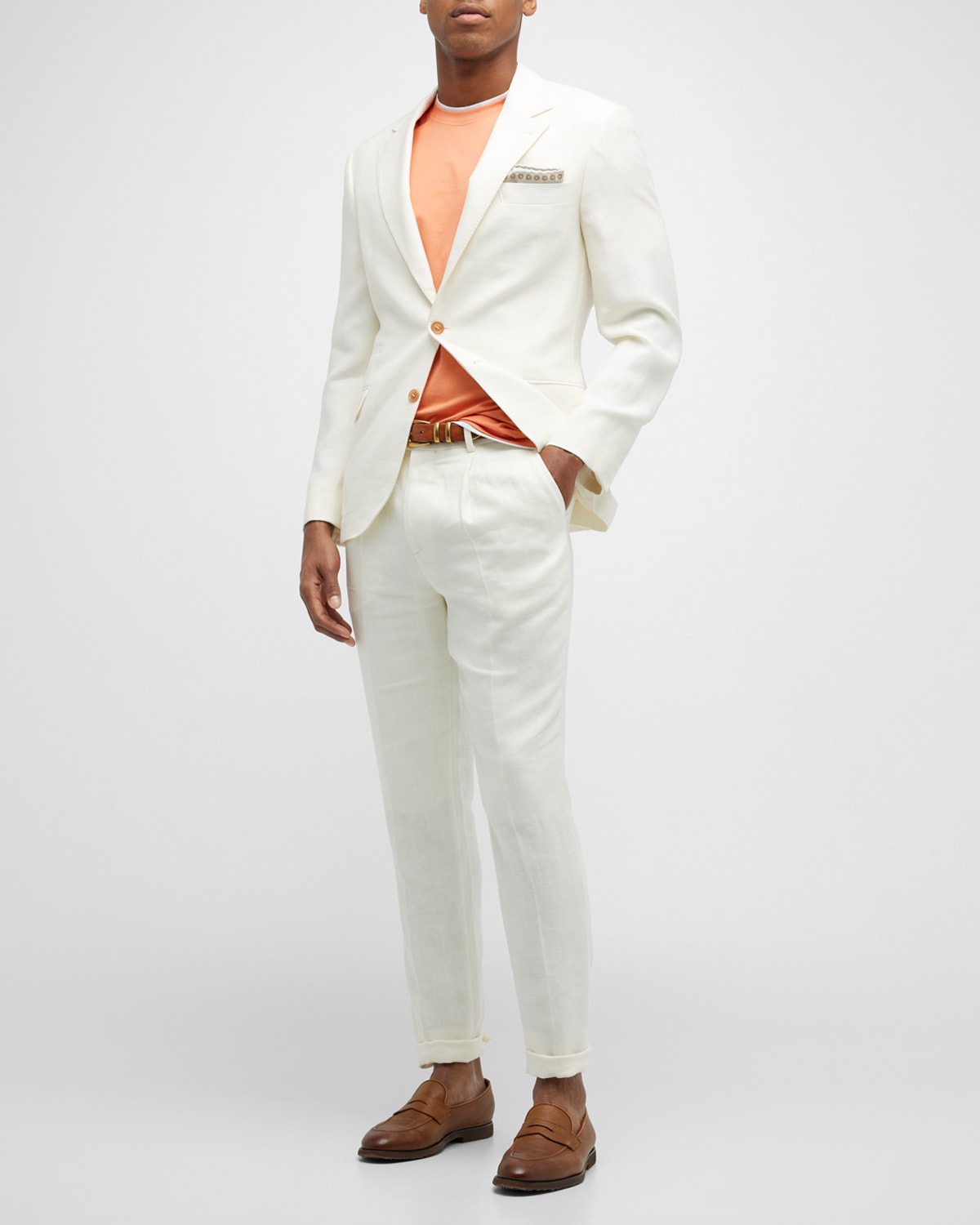 Stefano Ricci Men's Tonal Two-Piece Suit | Neiman Marcus