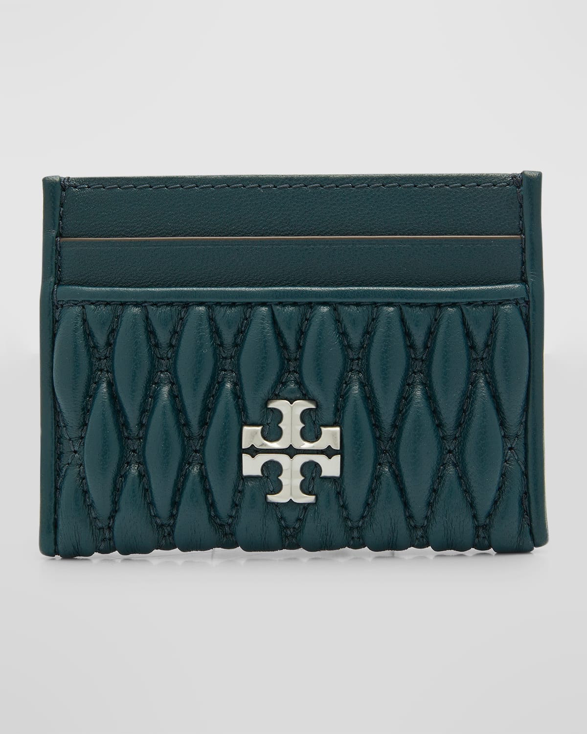 Tory Burch Kira Chevron-Quilted Card Case | Neiman Marcus