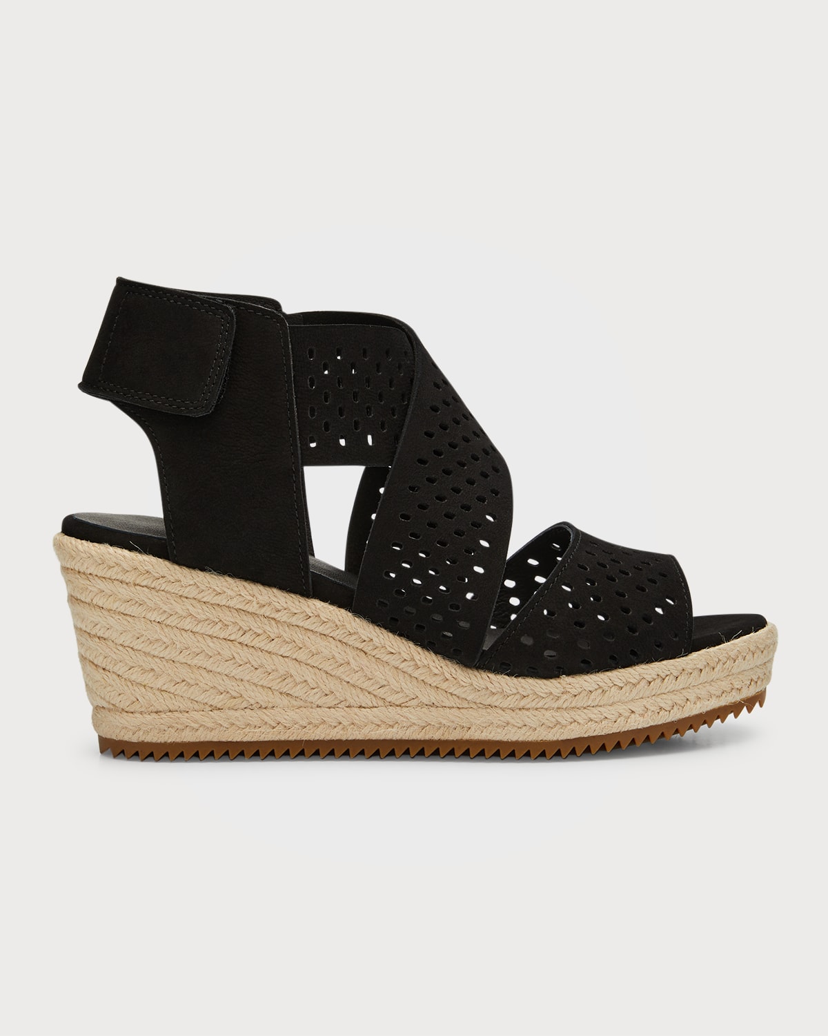 Eileen Fisher Weslia Nubuck Wedge Espadrille Sandals | Neiman Marcus