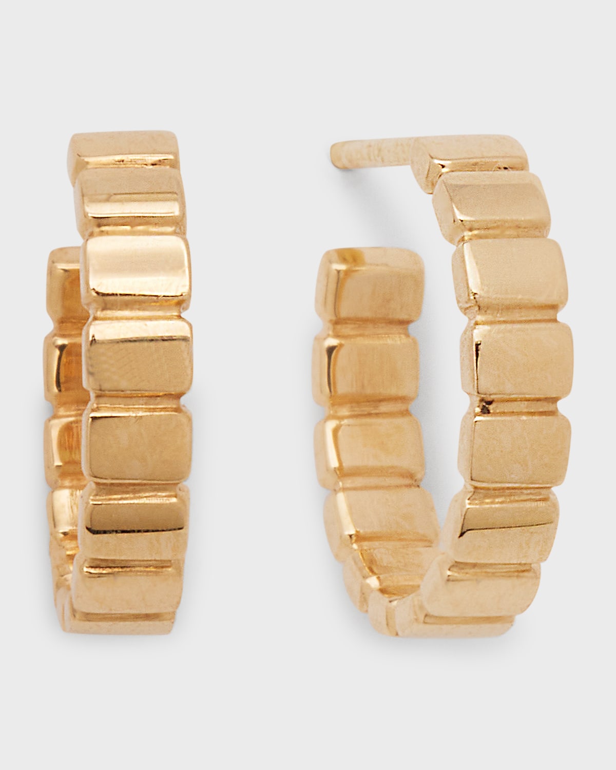 LANA 14K Gold Flawless Tag Link Drop Earrings With Diamonds | Neiman Marcus