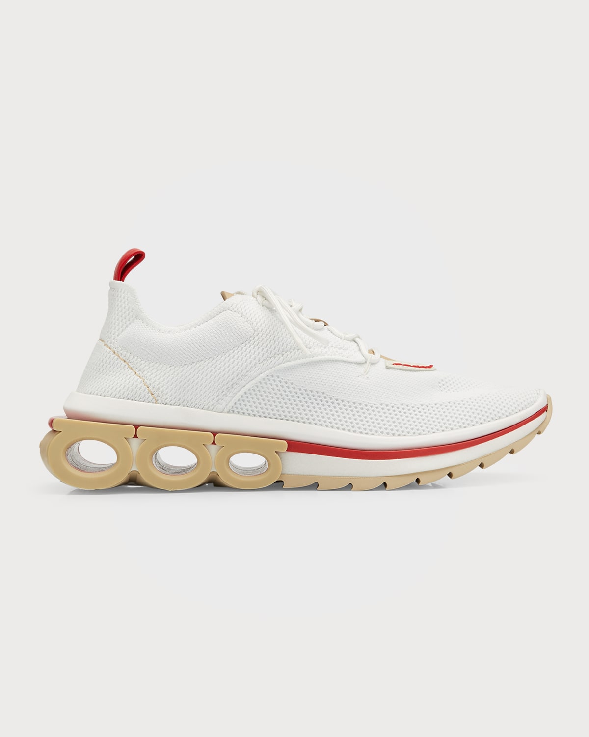 Ferragamo Men's Nima Knit Runner Sneakers | Neiman Marcus