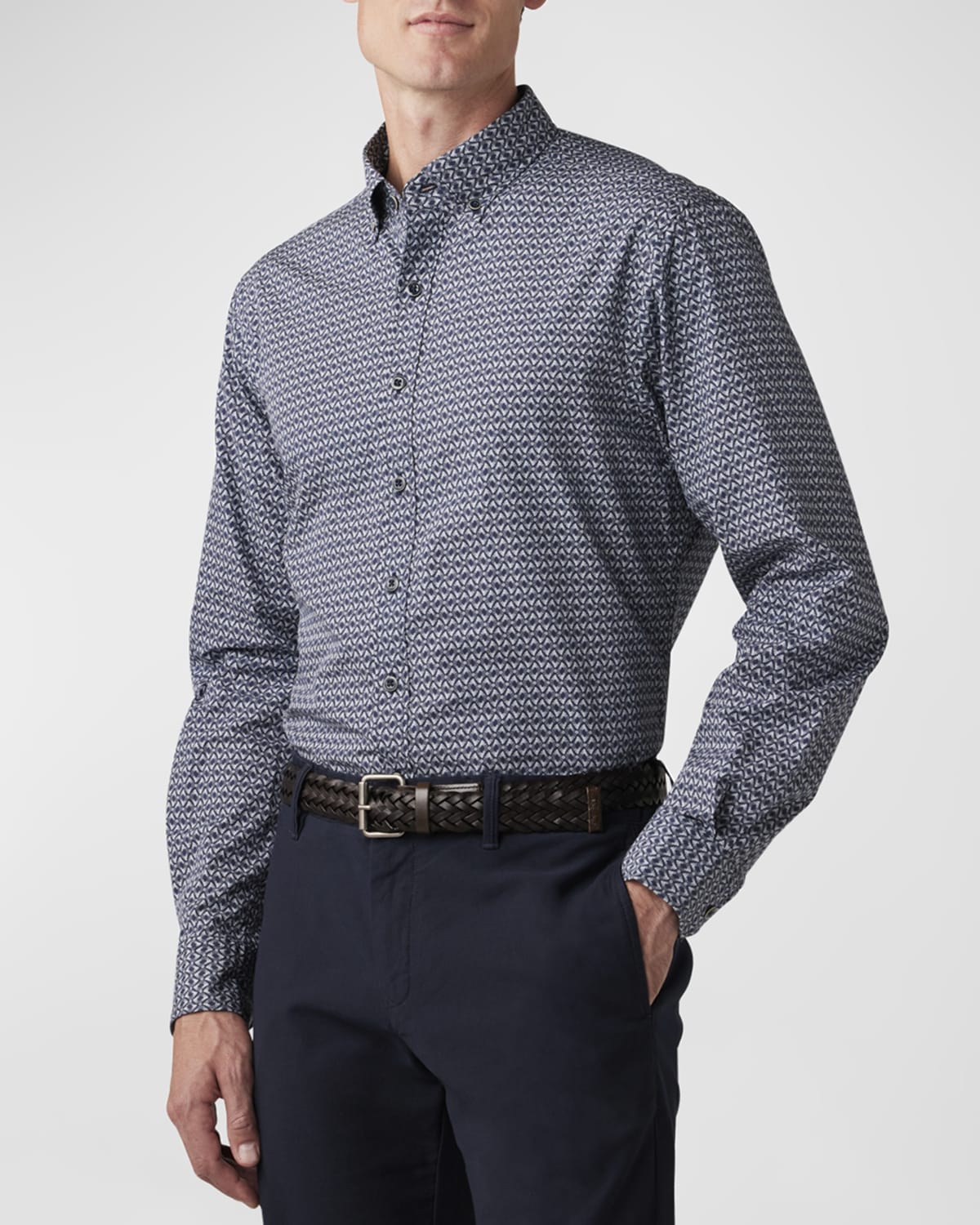 Rodd & Gunn Men's Highland Park Poplin Sport Shirt | Neiman Marcus