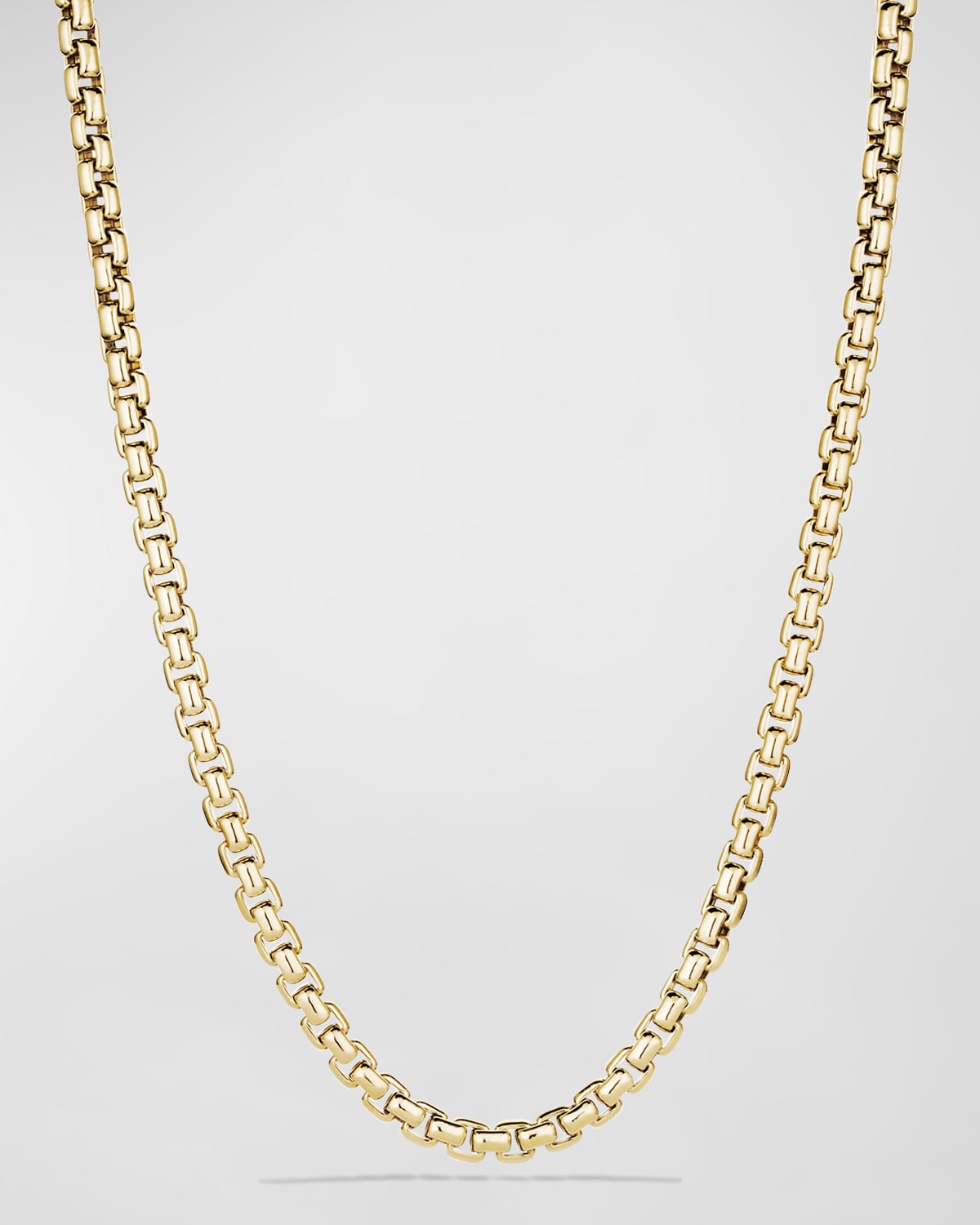 David Yurman Men's Box Chain Necklace in 18K Rose Gold, 5mm, 24"L ...