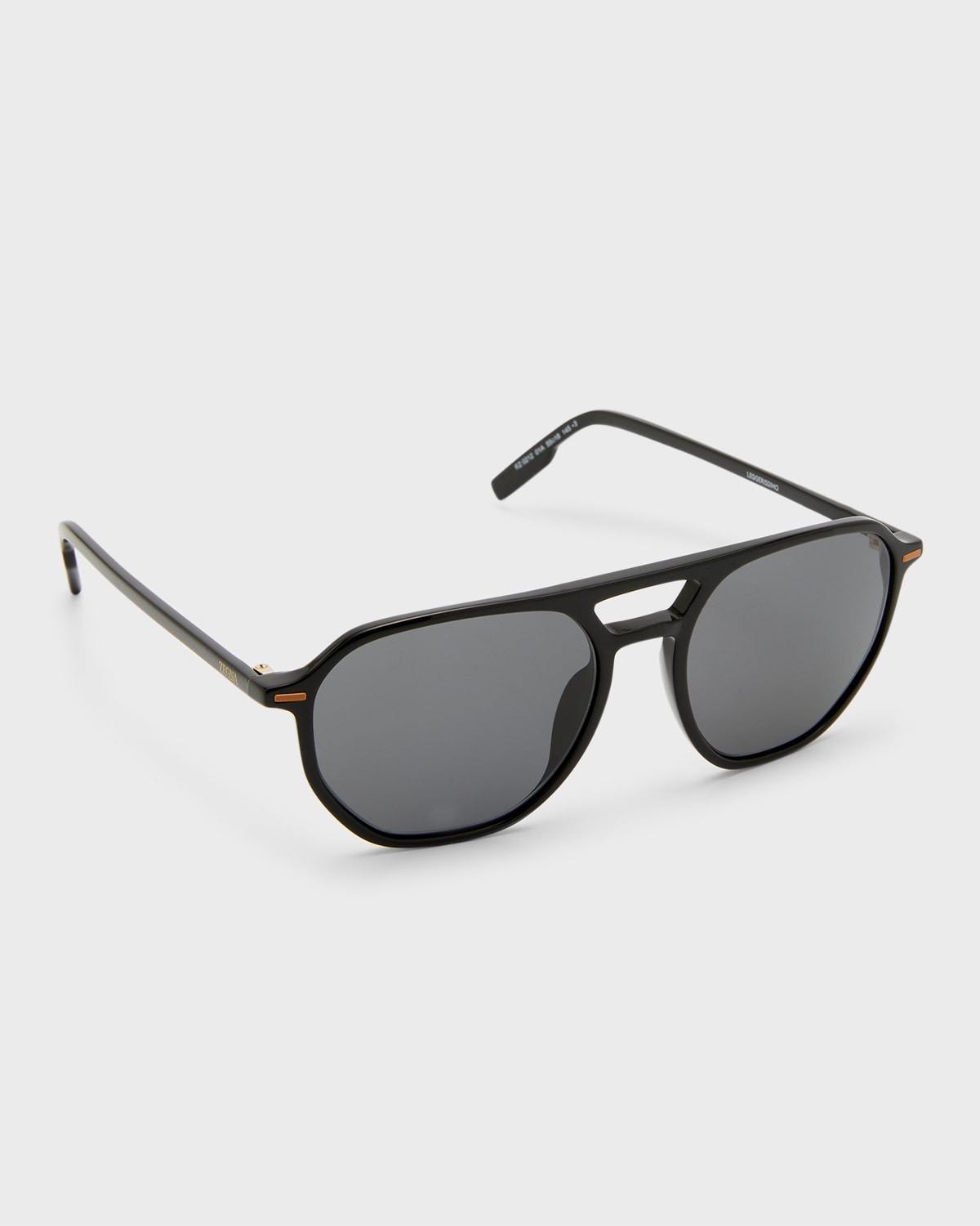 Prada Men's Double Bridge Gradient Pilot Sunglasses | Neiman Marcus