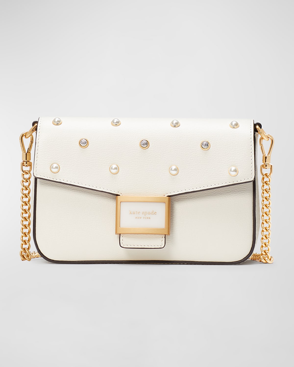 kate spade new york katy flap leather shoulder bag | Neiman Marcus