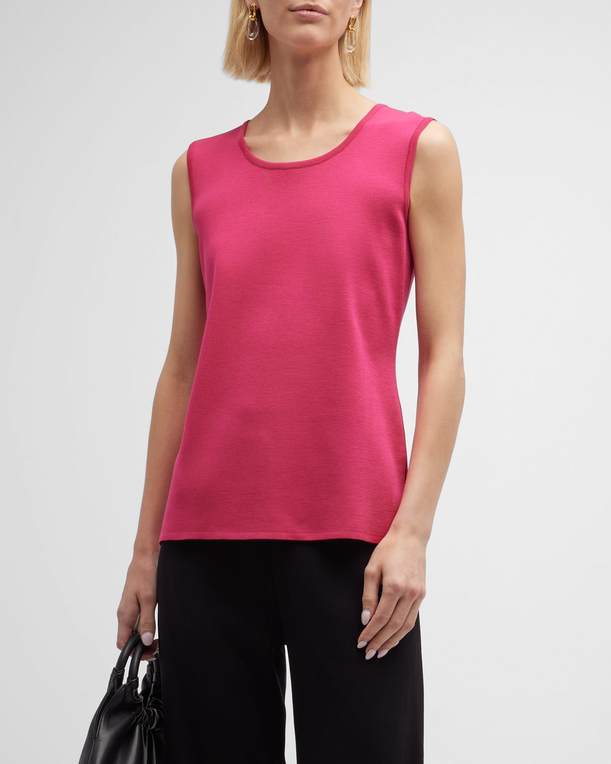 Misook Scoop-Neck Knit Tank | Neiman Marcus