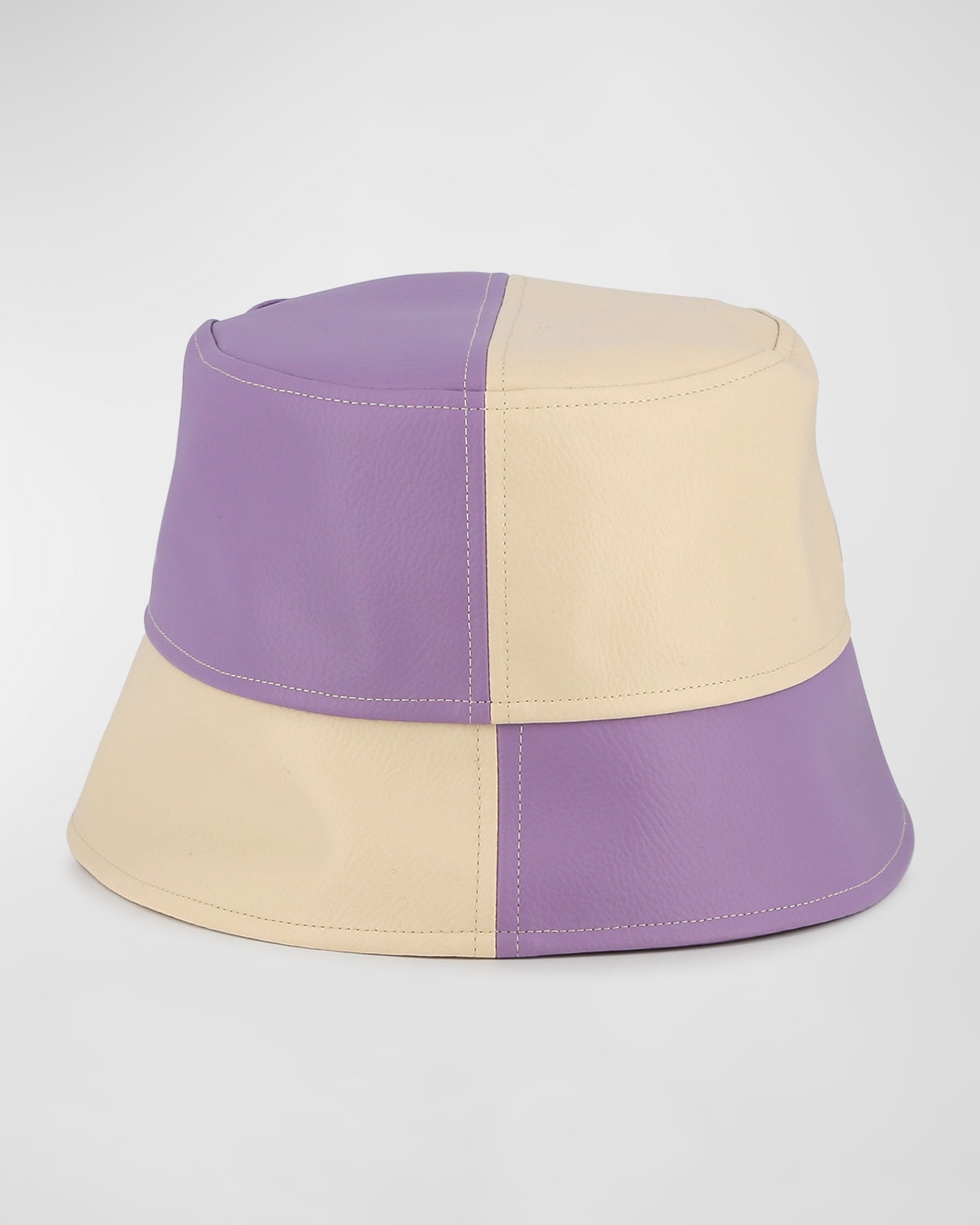 D'Estree Bob Vegan Leather Bucket Hat | Neiman Marcus