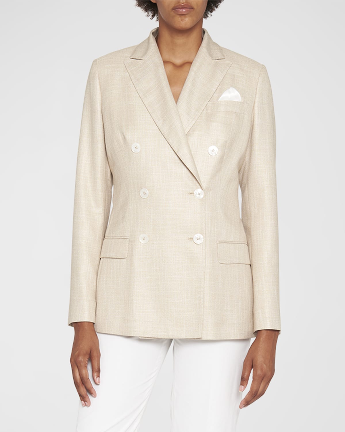 Alexander McQueen Double-Breasted Wool Blazer | Neiman Marcus