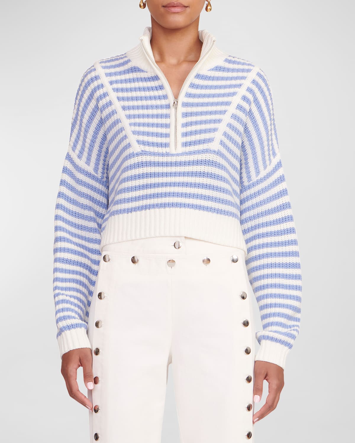 Beach Riot Tough Love Cropped Beach Sweater | Neiman Marcus