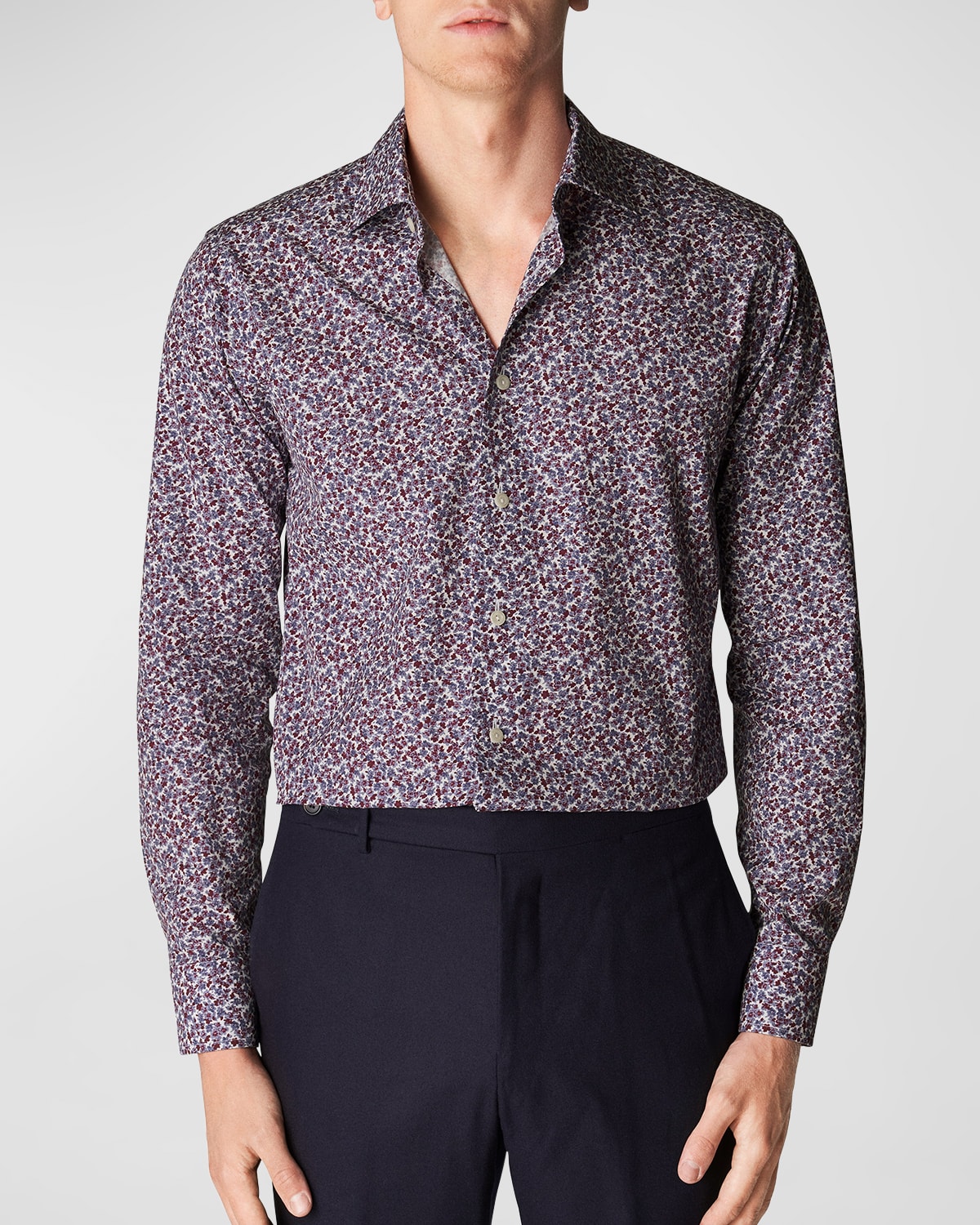 Eton Men's Contemporary Fit Twill Dress Shirt | Neiman Marcus
