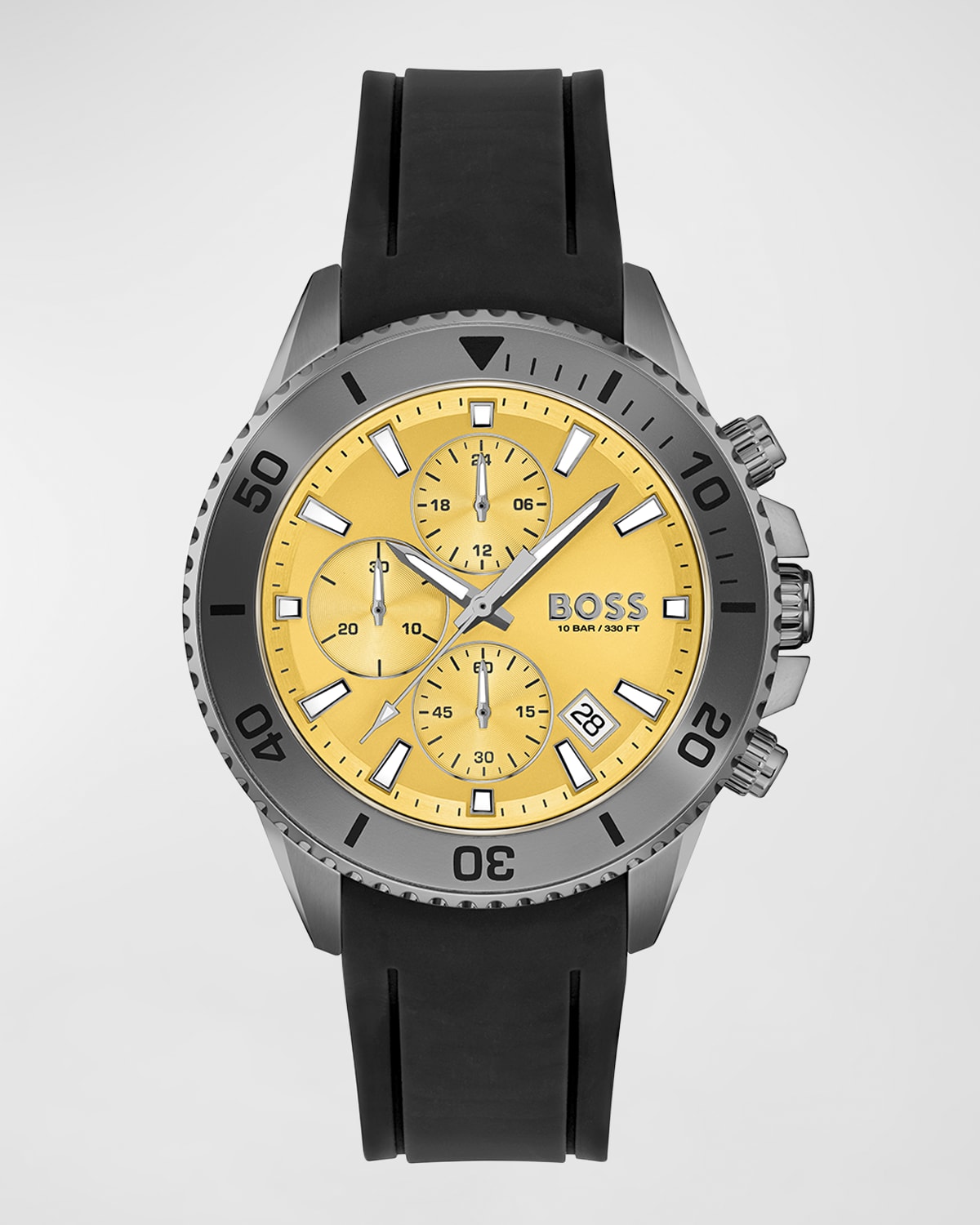 Hugo Boss Men's Admiral Silicone Strap Chronograph Watch, 45mm | Neiman ...