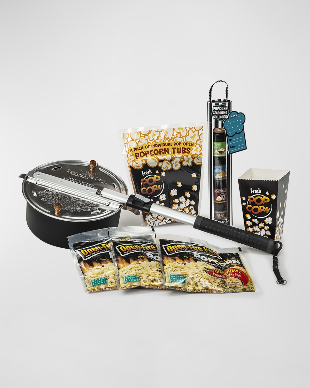 Wabash Valley Farms Pop & Season Hull-Less Popcorn Set | Neiman Marcus