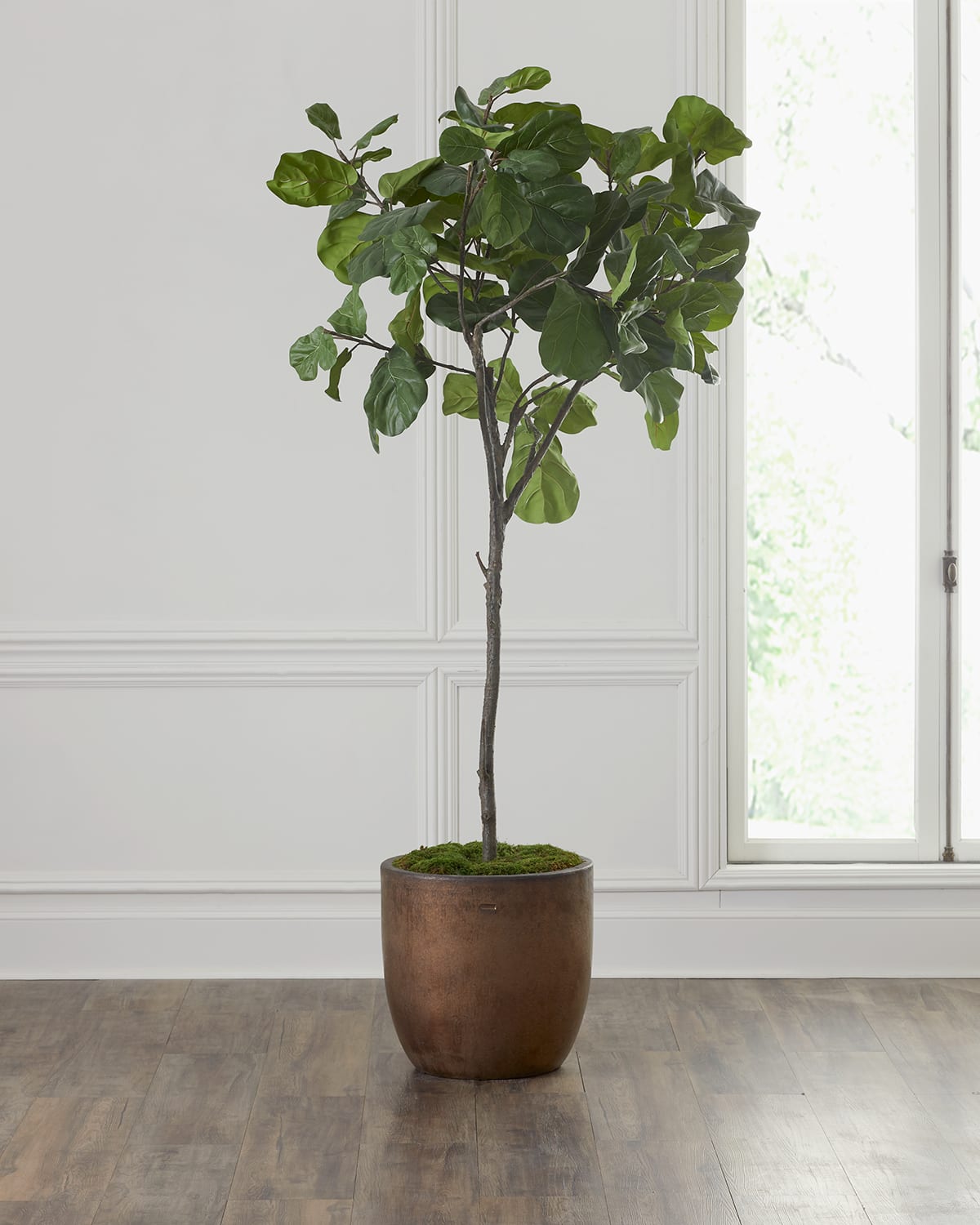 John-Richard Collection Garden Fiddle Leaf Fig Tree | Neiman Marcus