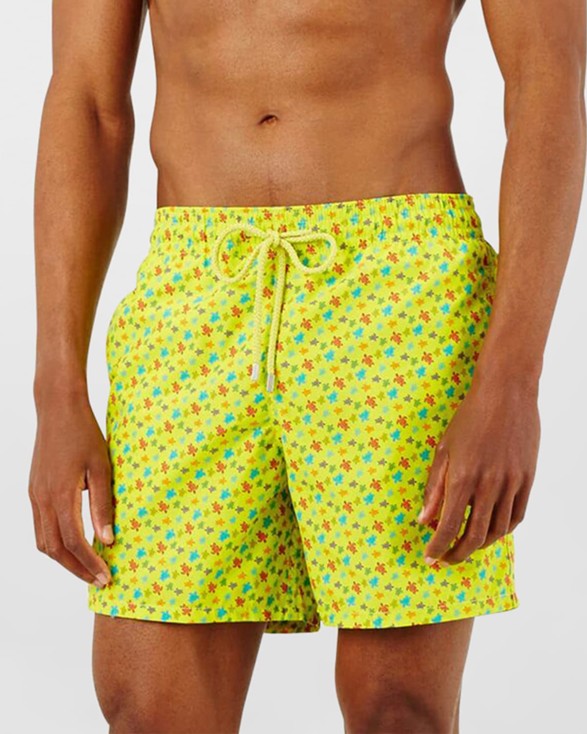 Vilebrequin Mens Moorea Turtle Jungle Swim Shorts Neiman Marcus