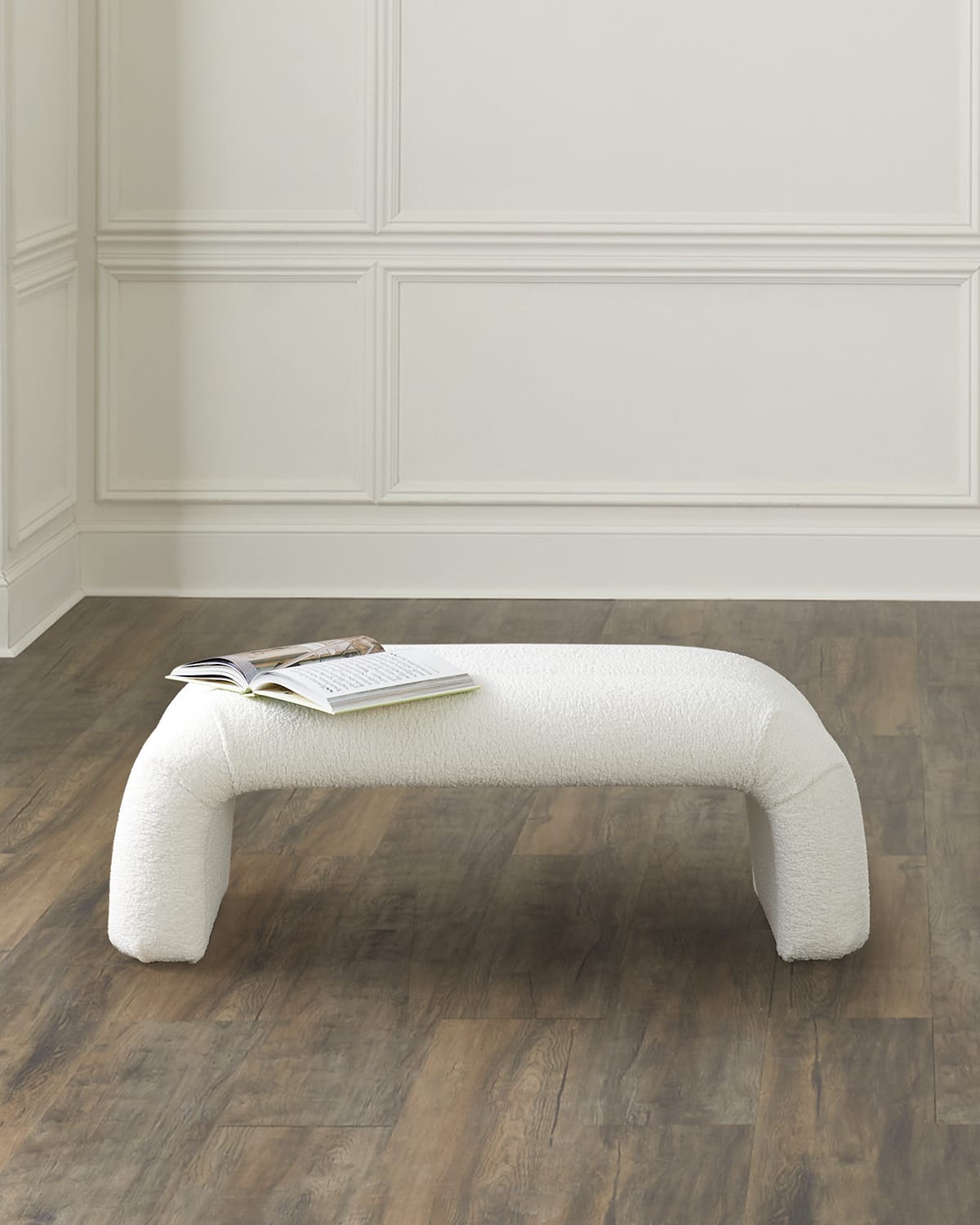 Arteriors Jessica Leather Bench, 52.5" | Neiman Marcus