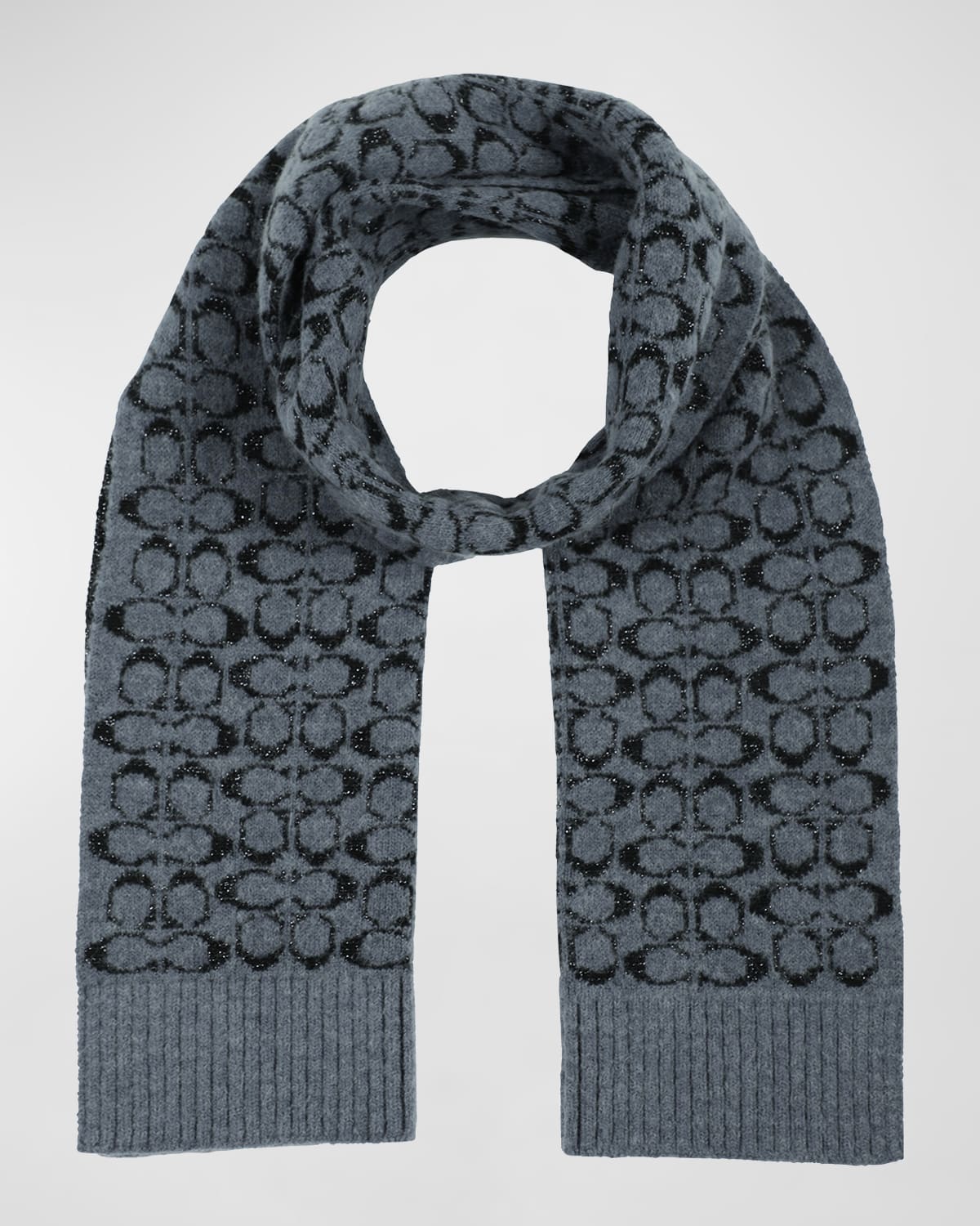 Coach Signature C Border Stole | Neiman Marcus