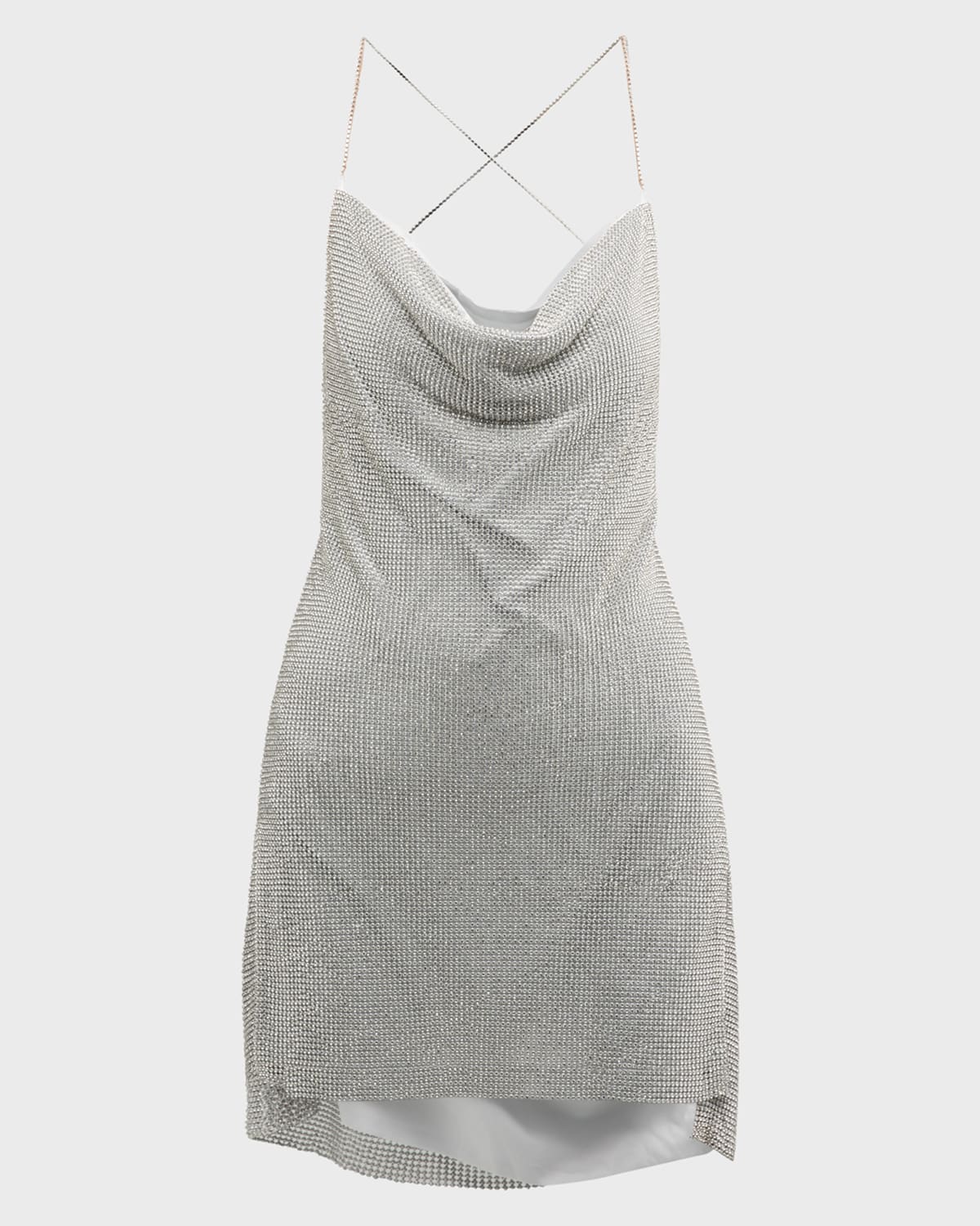 Retrofete Jill Sequin Cowl-Neck Mini Dress | Neiman Marcus