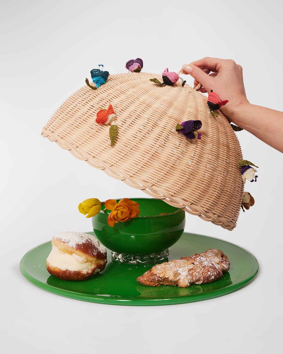Feyz Studio Cake Stand & Chip and Dip Platter | Neiman Marcus