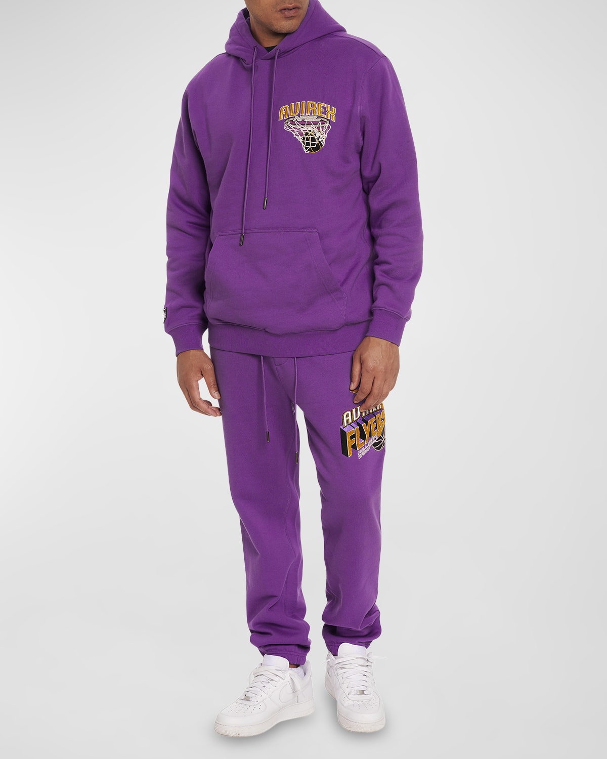 AVIREX Men's Icon Fleece Hoodie | Neiman Marcus