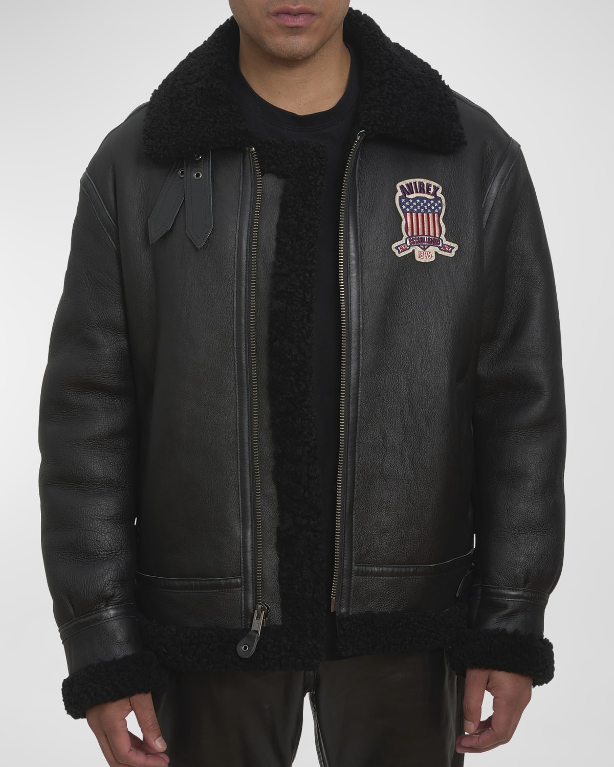 AVIREX Men's CWU Satin Flight Jacket | Neiman Marcus