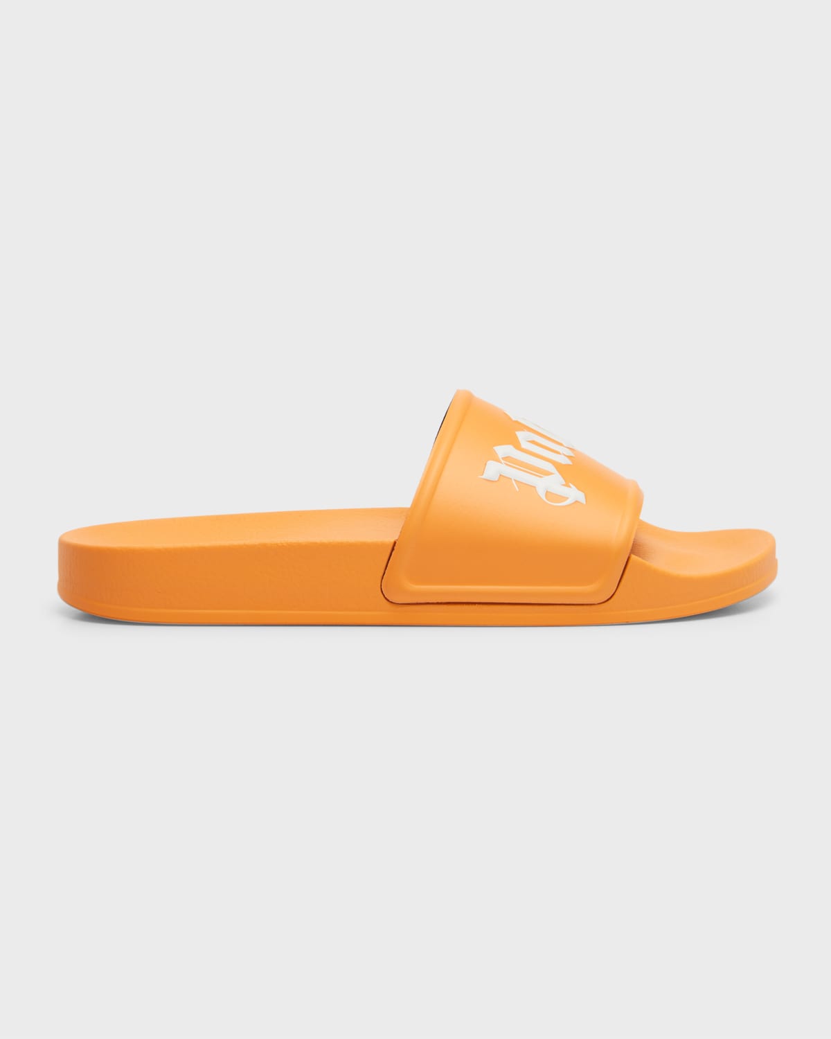 Versace Jeans Couture Men's Tago Logo Rubber Pool Slides | Neiman Marcus