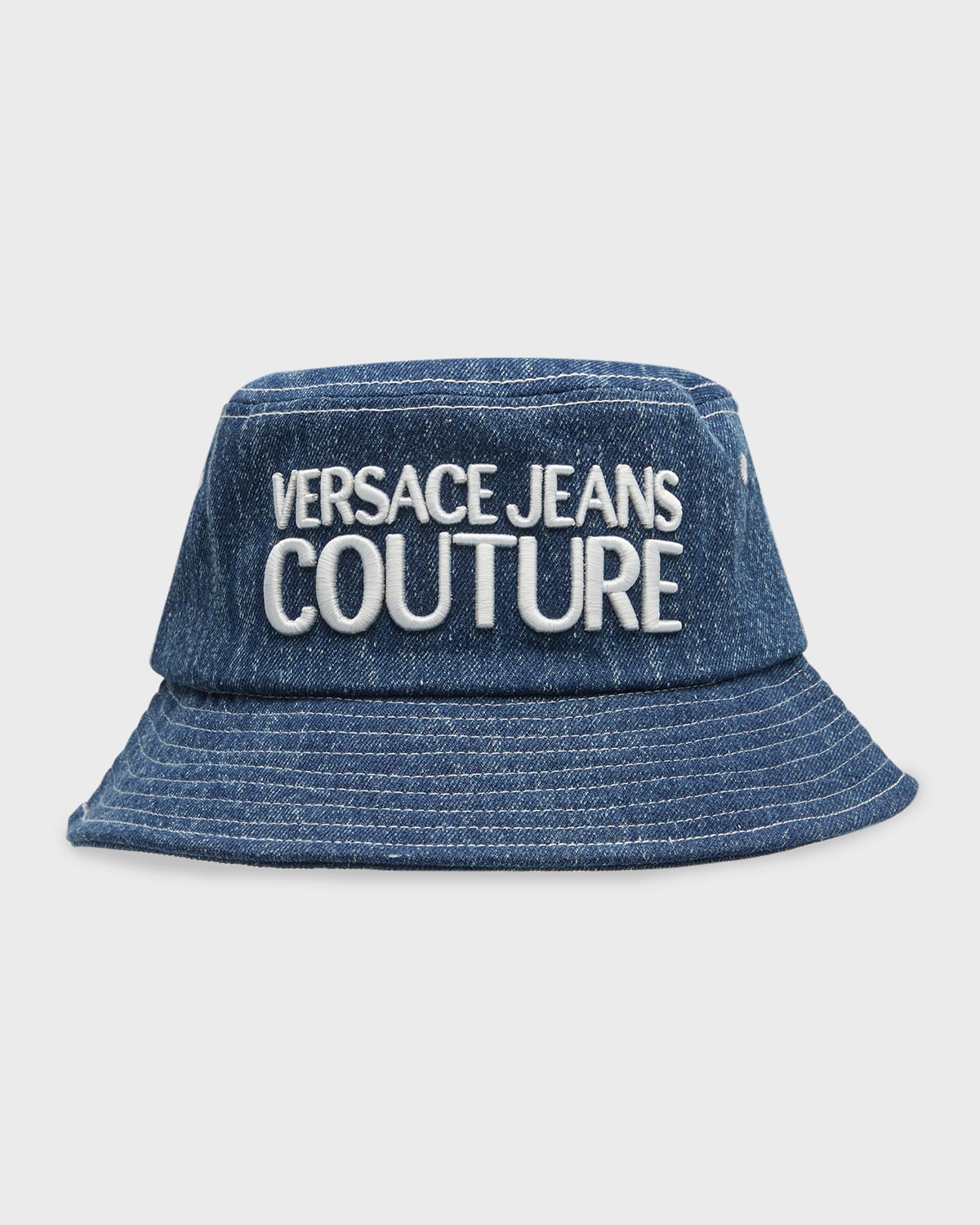 Versace Men's La Greca Logo Bucket Hat | Neiman Marcus