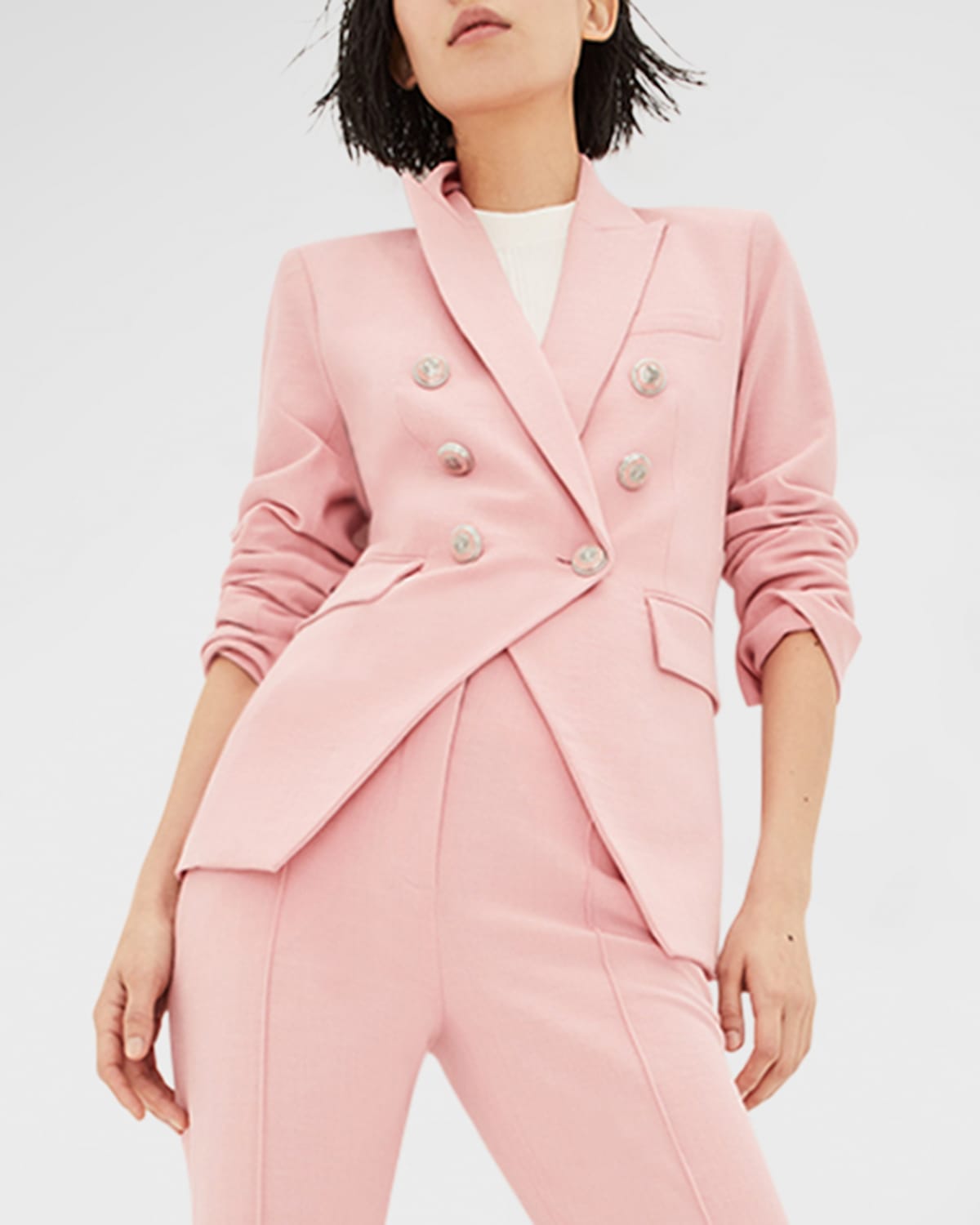 Veronica Beard Miller Denim Dickey Jacket | Neiman Marcus