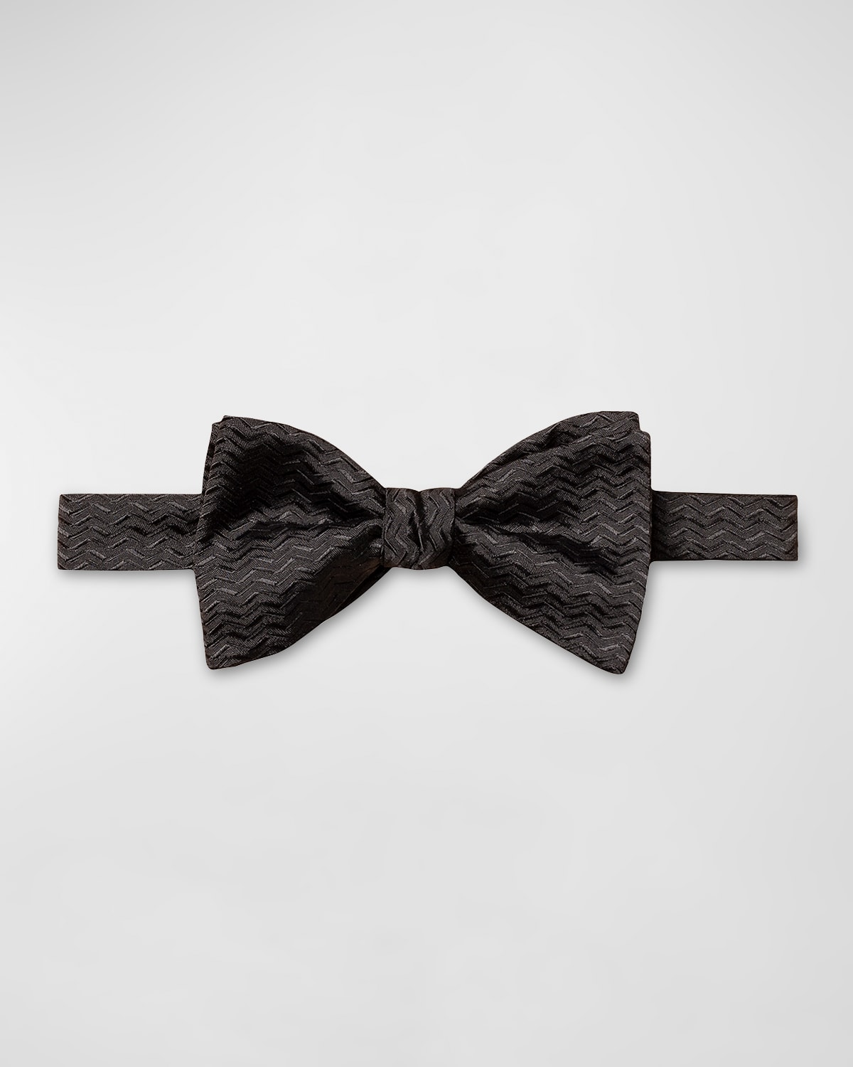 Eton Men's Self-Tie Metallic Silk Bow Tie | Neiman Marcus