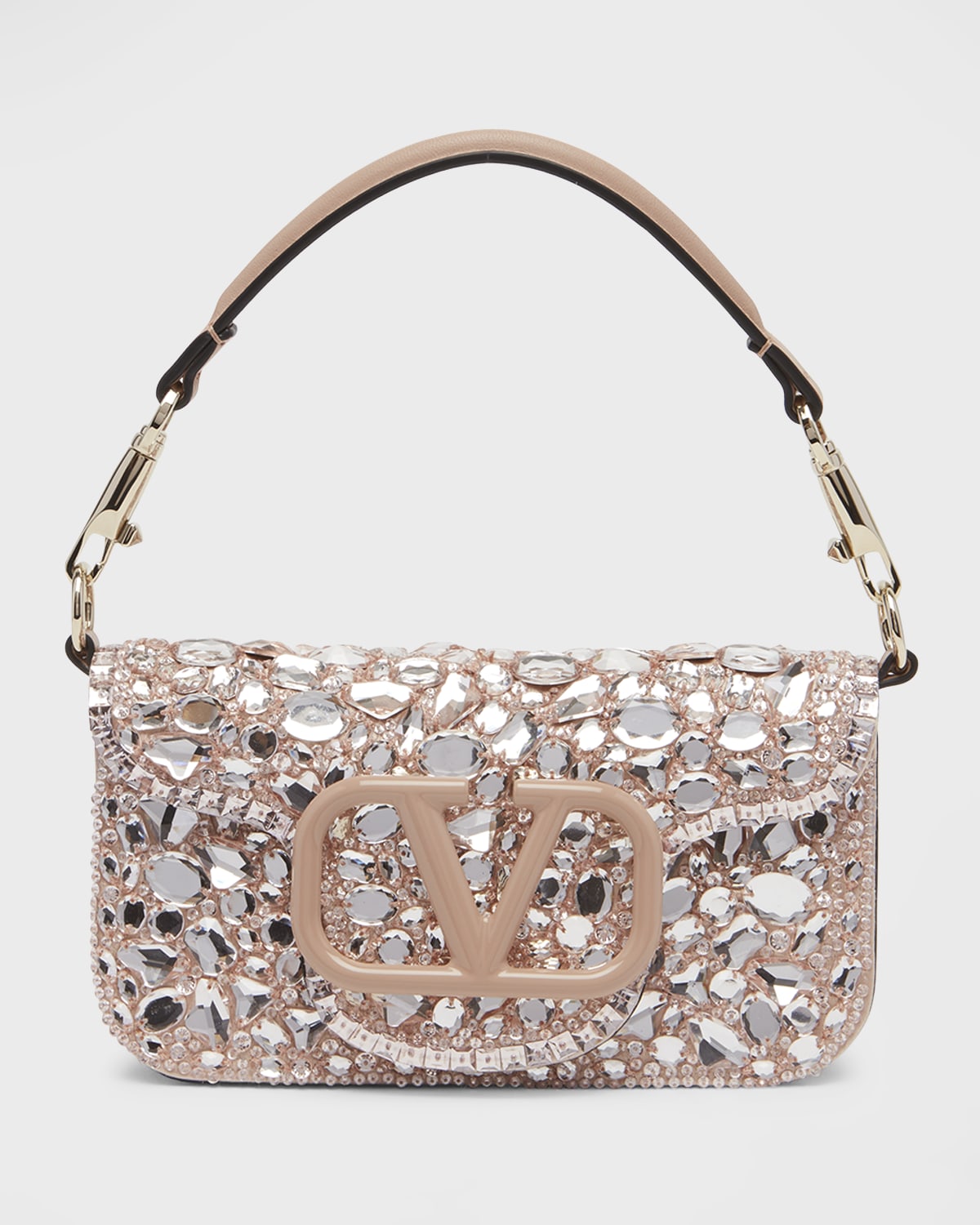 Valentino Garavani Loco Small VLOGO Sequins Shoulder Bag | Neiman Marcus