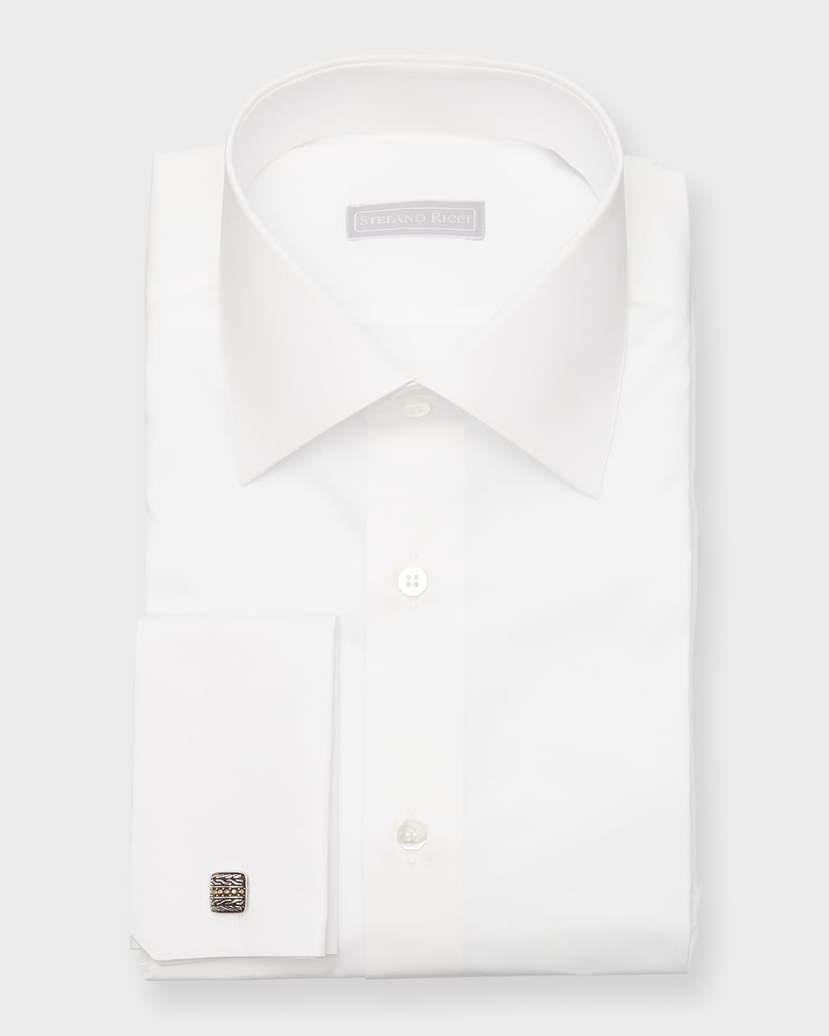 Brunello Cucinelli Men's French-Cuff Tuxedo Dress Shirt | Neiman Marcus